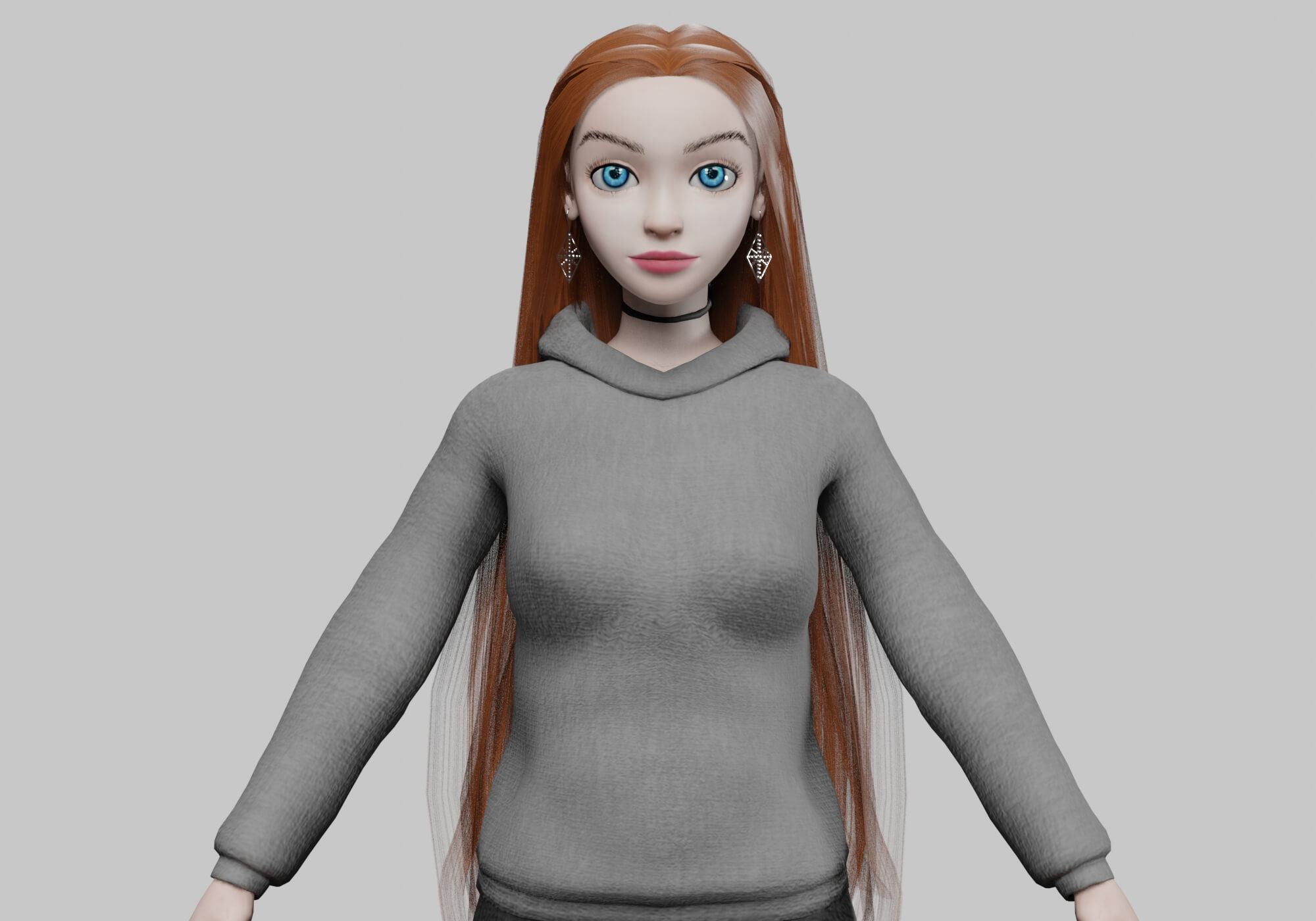 Pretty Beautiful Girl V36343 - 3D Model by nickianimations