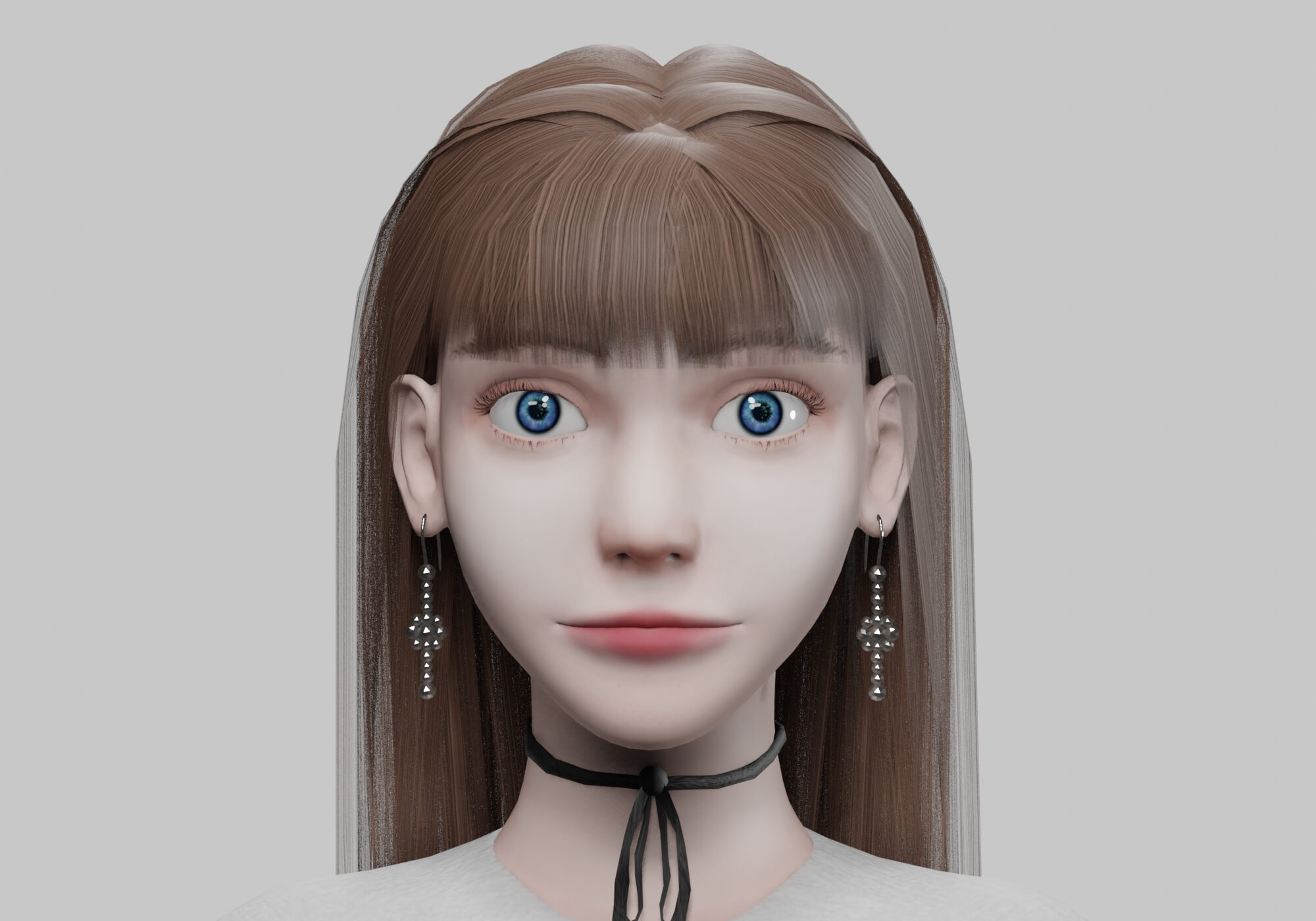 Pretty Blond Woman V28617 3d Model By Nickianimations 