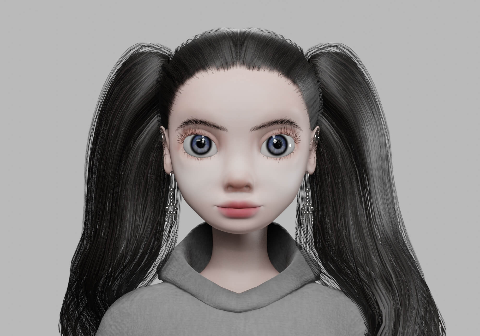 Pretty Blond Woman V31762 - 3D Model by nickianimations