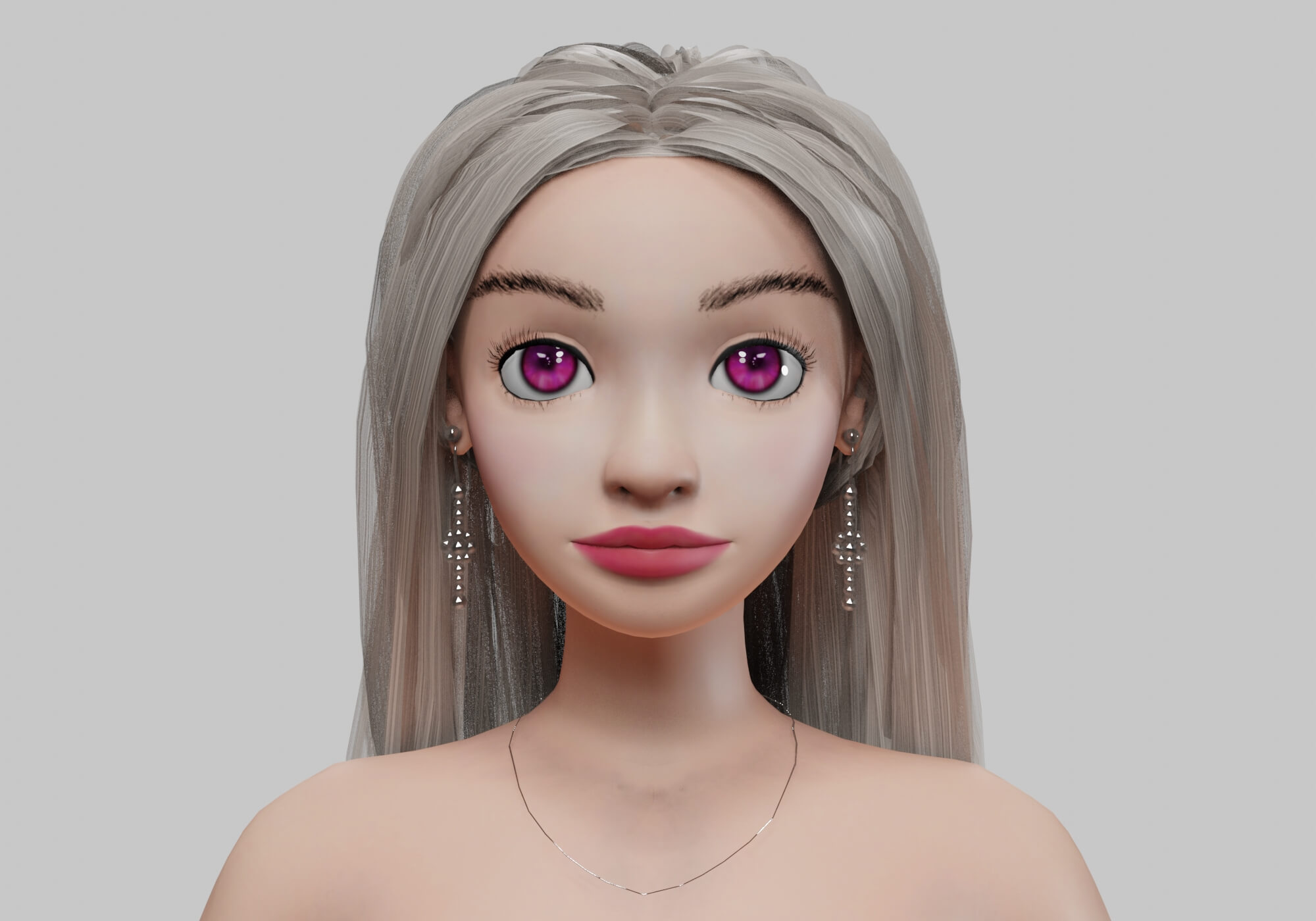 Pretty Classic Girl V30444 - 3D Model by nickianimations