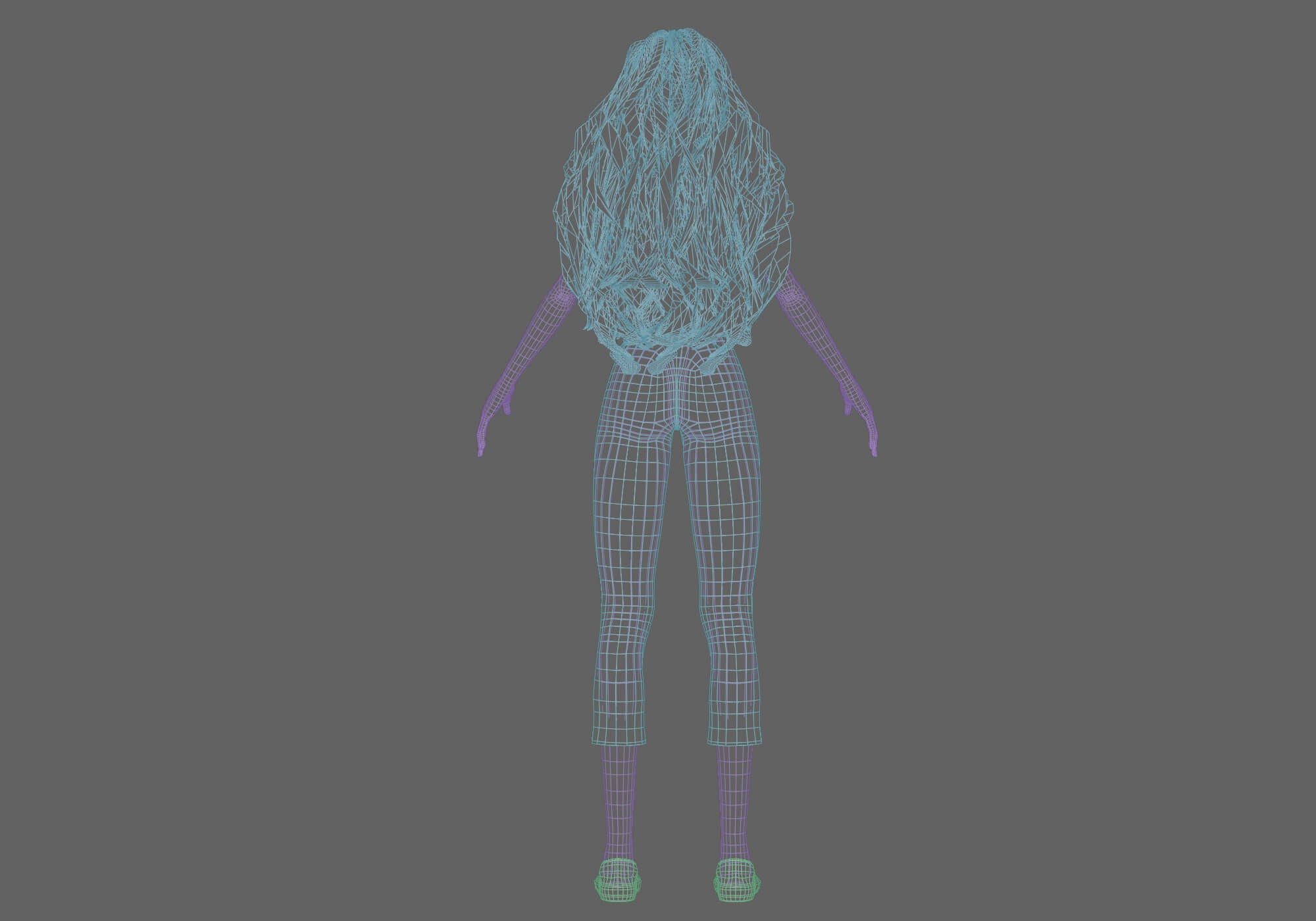 Pretty Cool Woman V36807 - 3D Model by nickianimations