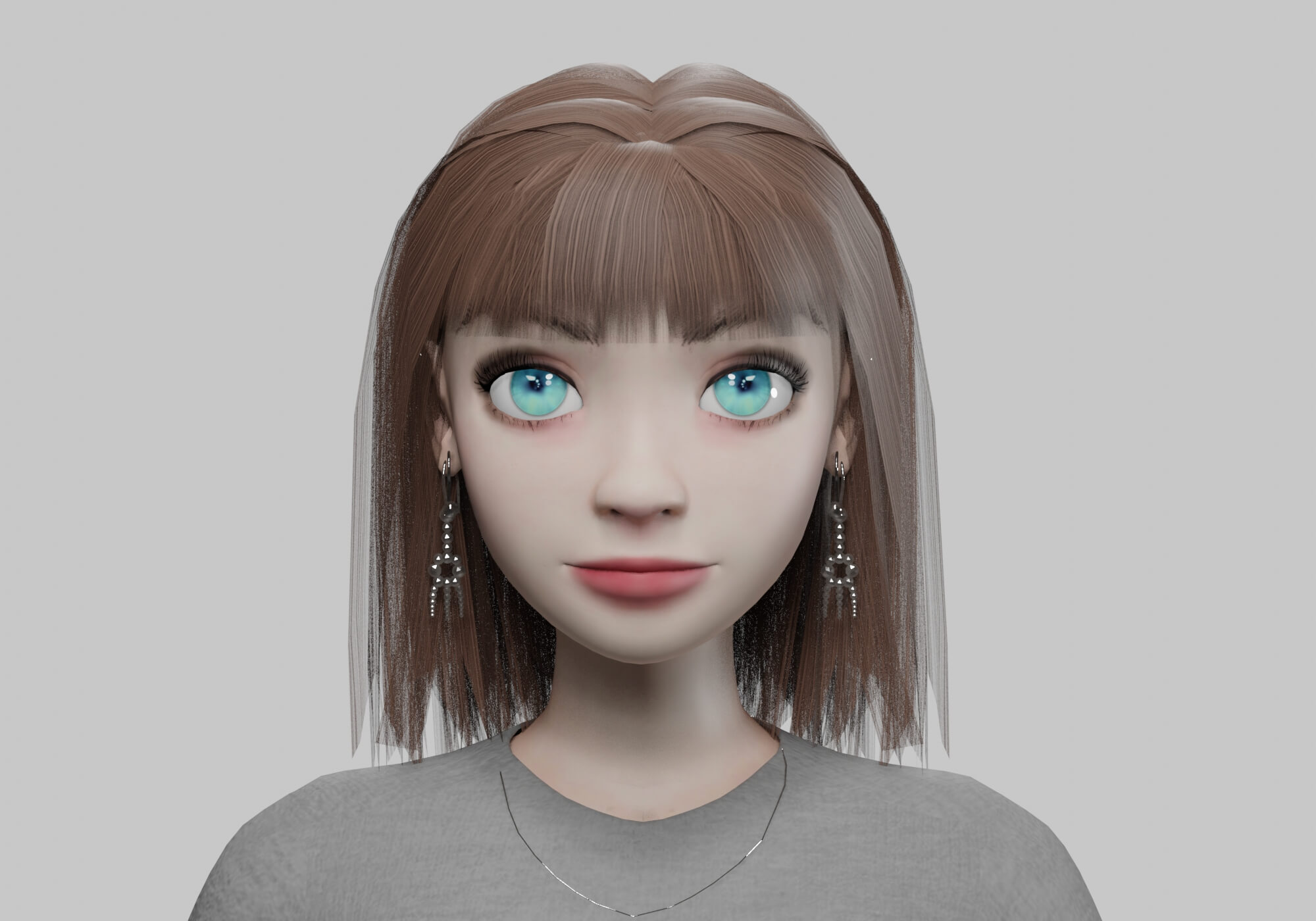Pretty Standard Girl V29972 - 3D Model by nickianimations