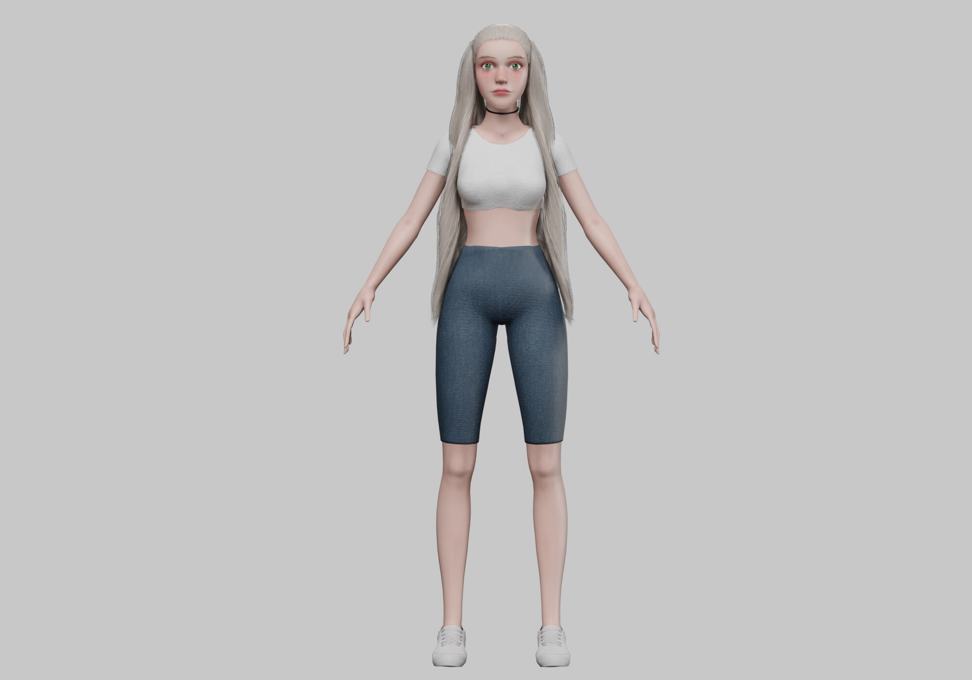Pretty Standard Woman V27456 - 3D Model by nickianimations