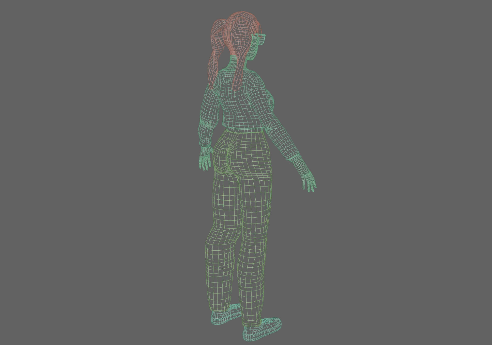 Pretty Standard Woman V27973 - 3D Model by nickianimations