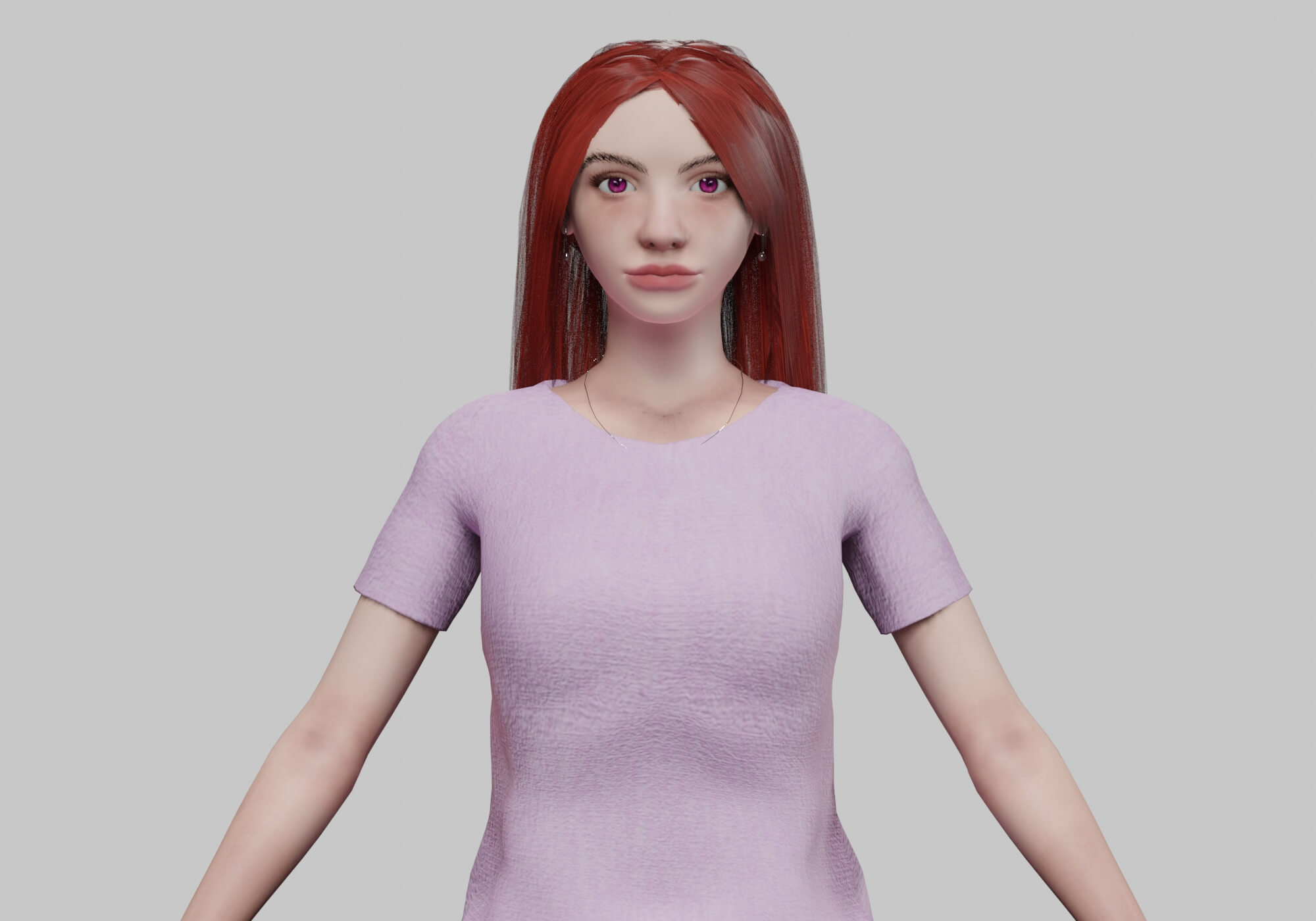 Pretty Standard Woman V30346 - 3D Model by nickianimations