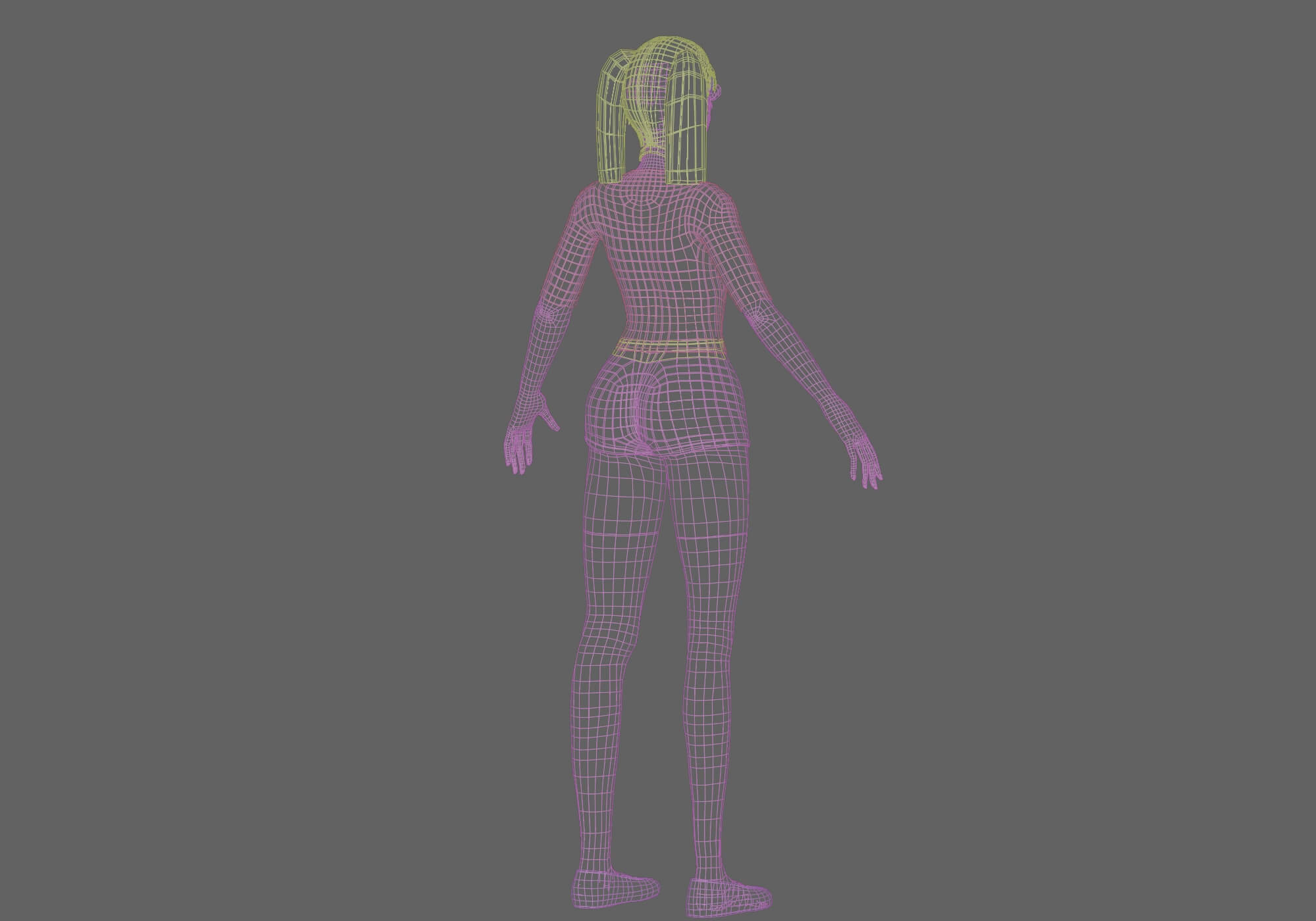 Pretty Standard Woman V32413 - 3D Model by nickianimations