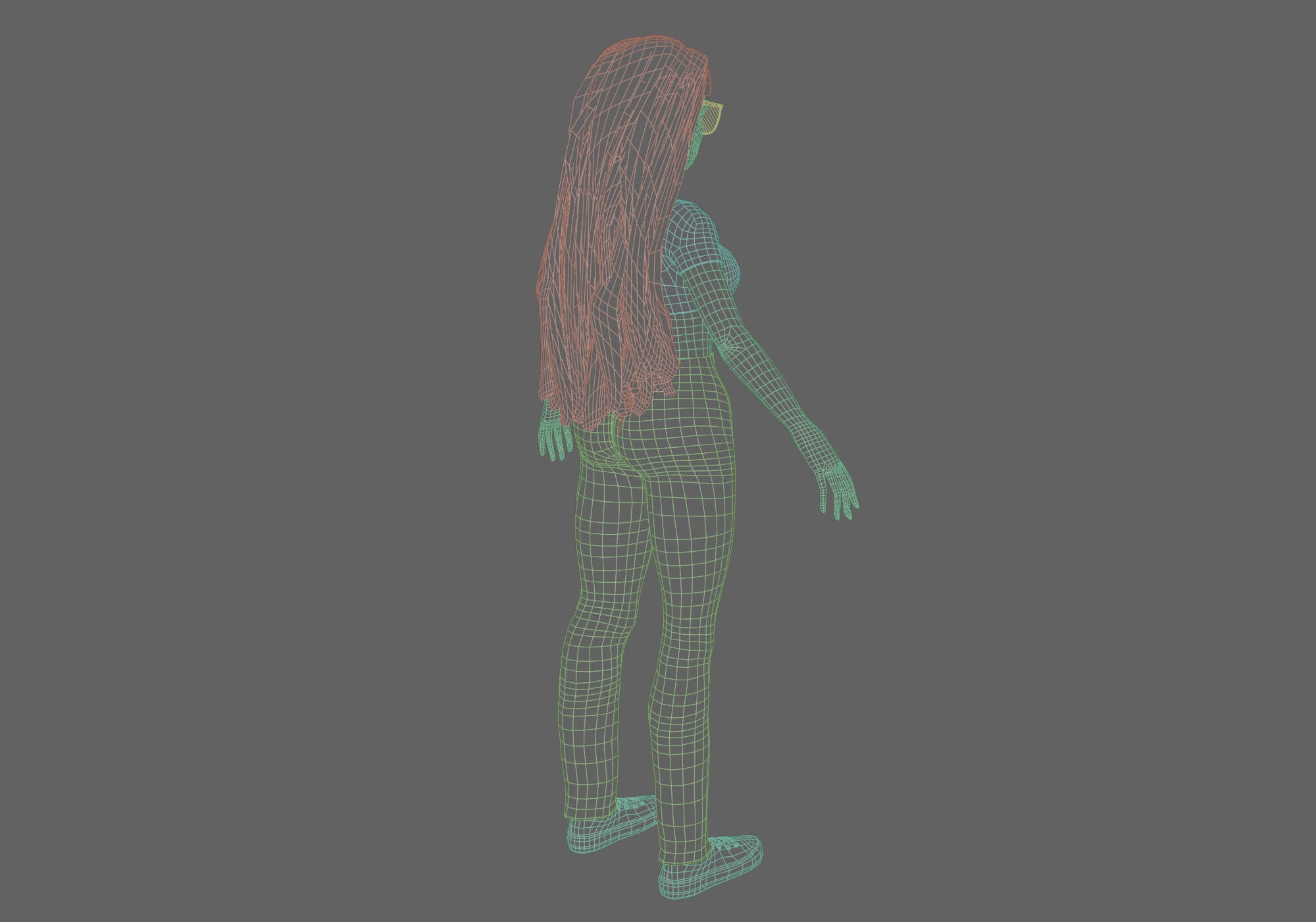 Pretty Standard Woman V34229 - 3D Model by nickianimations