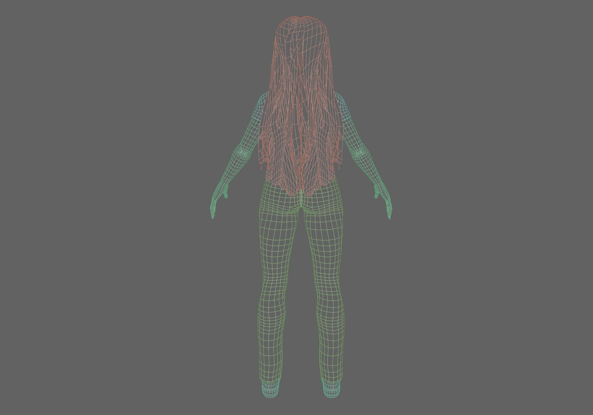 Pretty Standard Woman V34229 - 3D Model by nickianimations