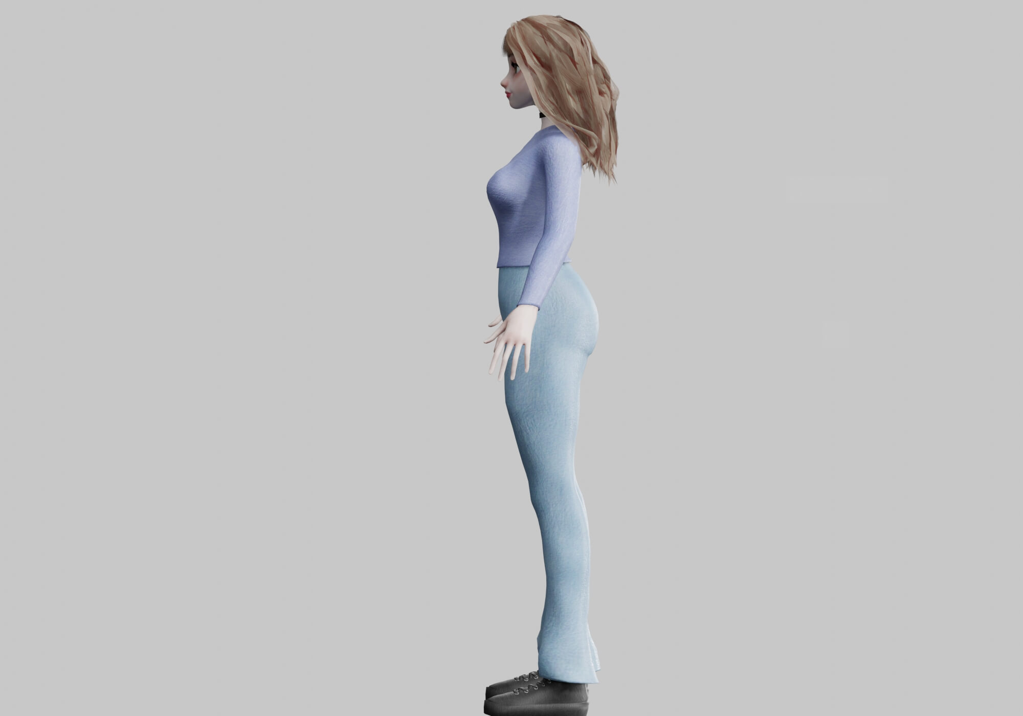 Pretty Standard Woman V36504 - 3D Model by nickianimations
