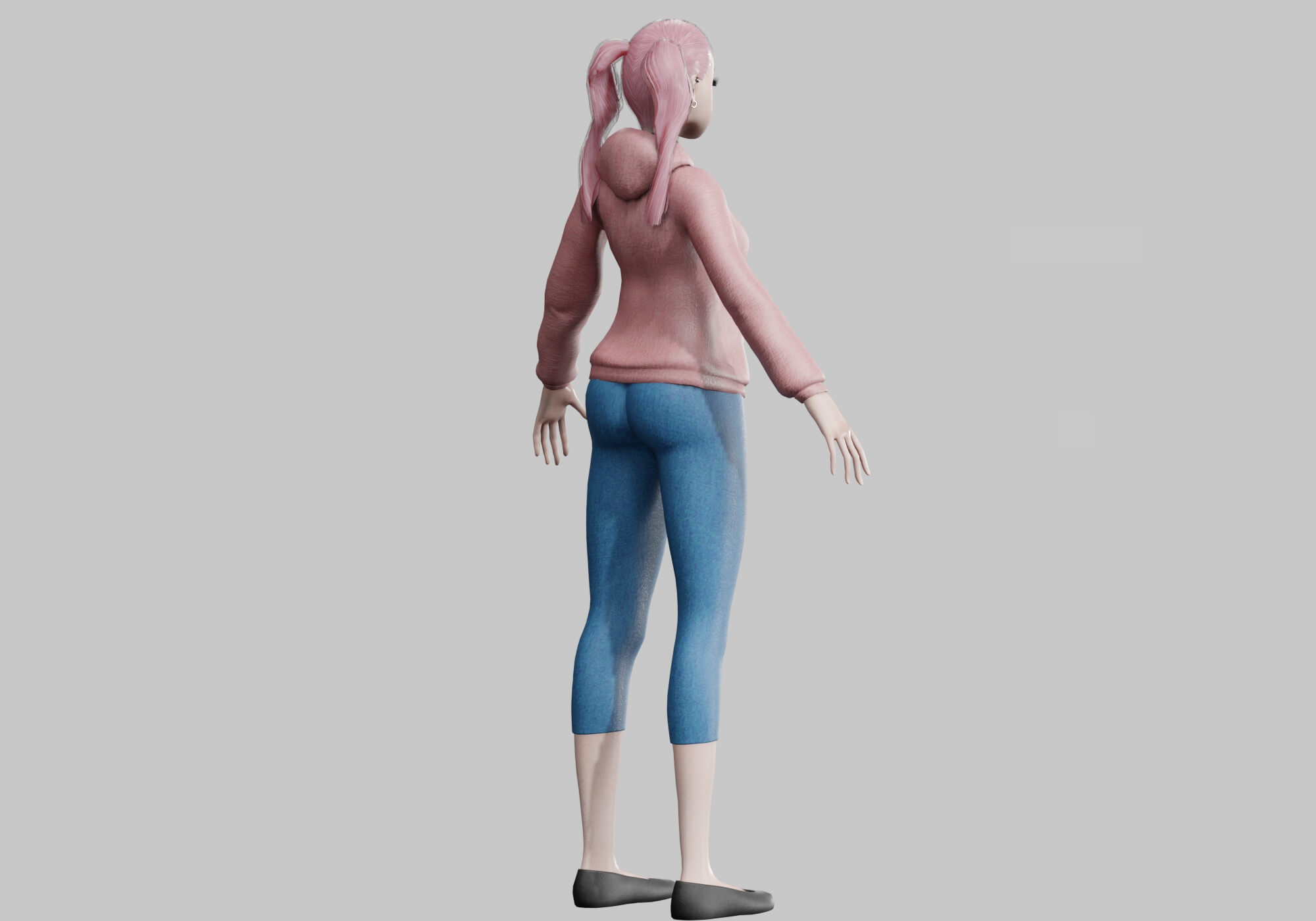 Pretty Stylized Woman V23669 - 3D Model by nickianimations