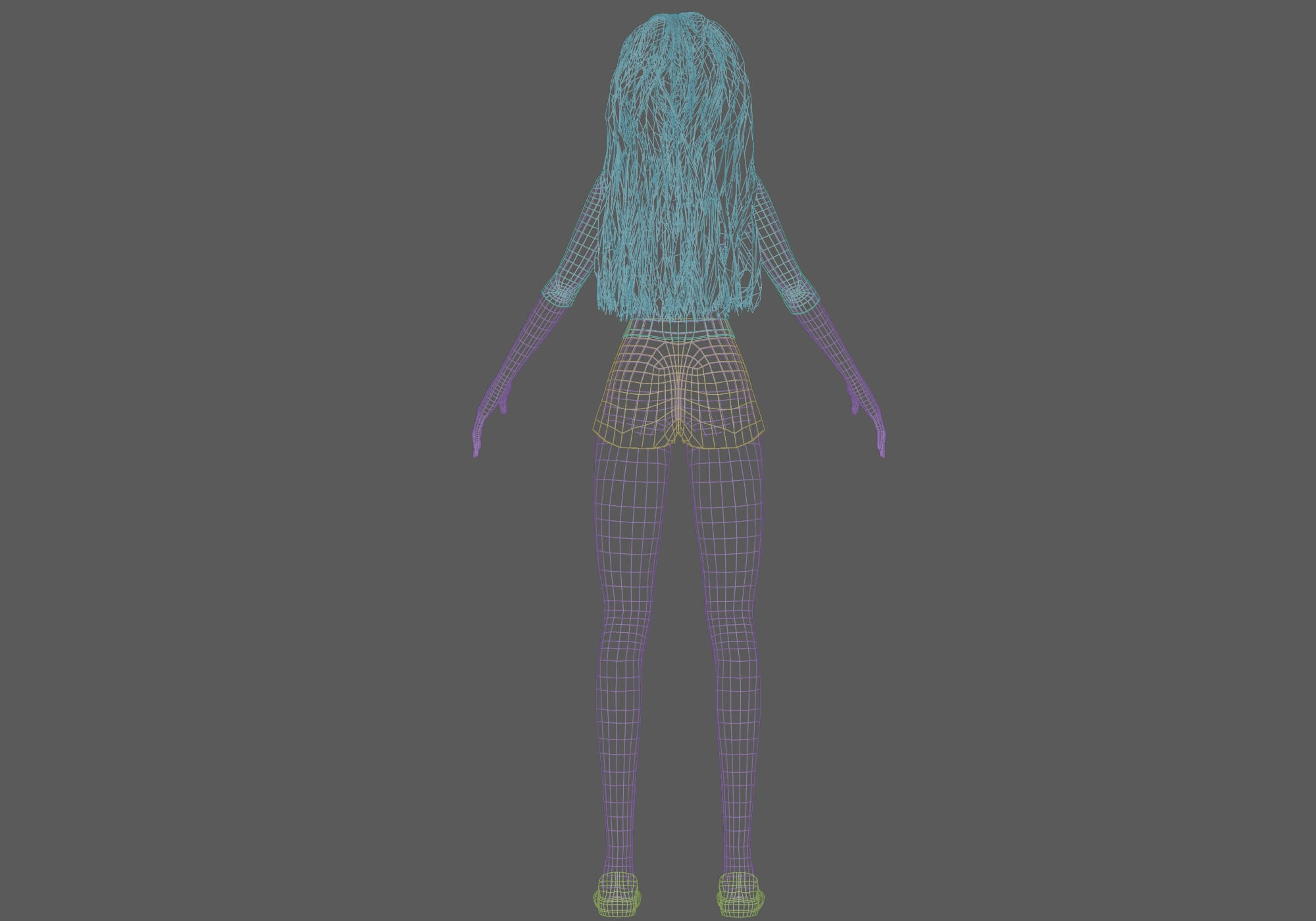 Pretty Sweet Woman V32116 - 3D Model by nickianimations