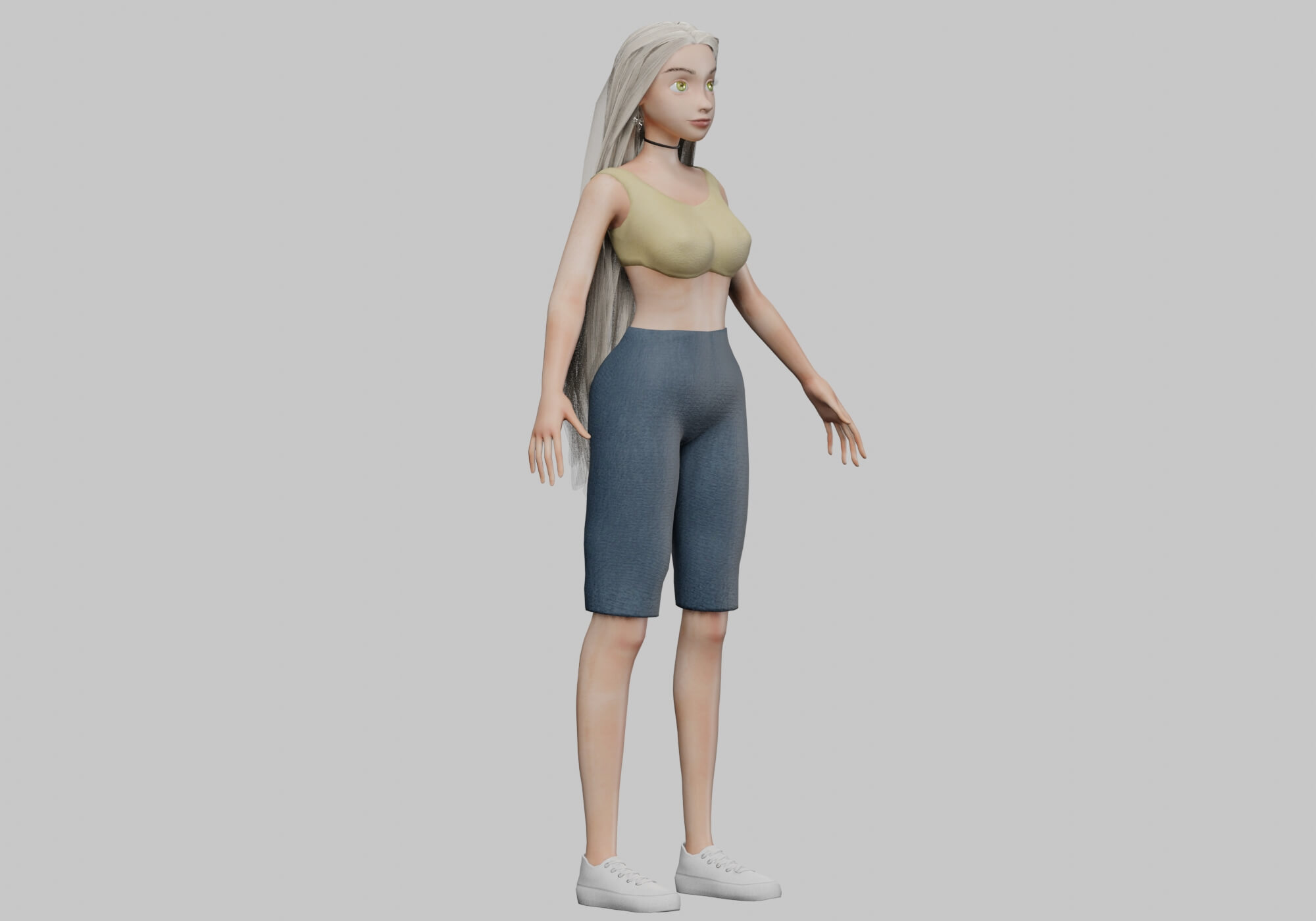 Pretty Teen Girl V33125 - 3D Model by nickianimations