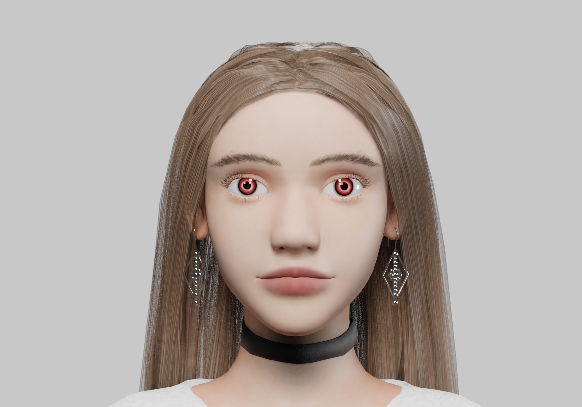 Pretty Teen Woman V35253 - 3D Model by nickianimations