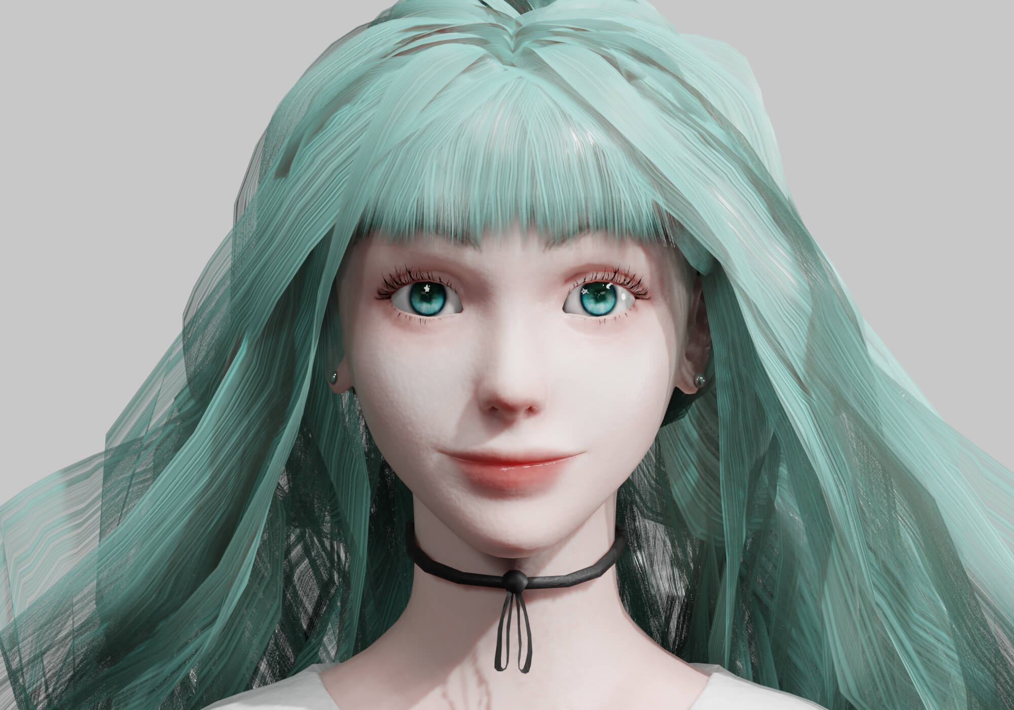Pretty Teen Woman V40105 - 3D Model by nickianimations