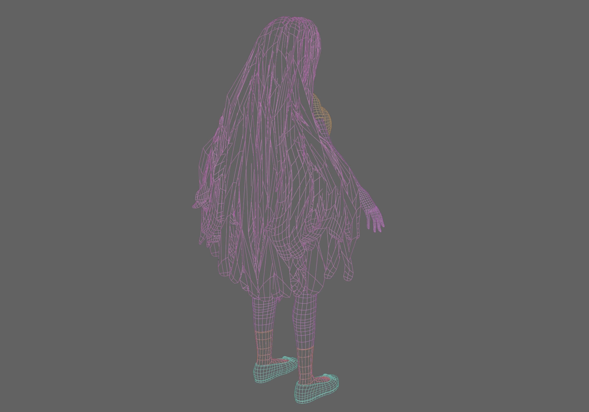 Pretty White Woman V35800 - 3D Model by nickianimations