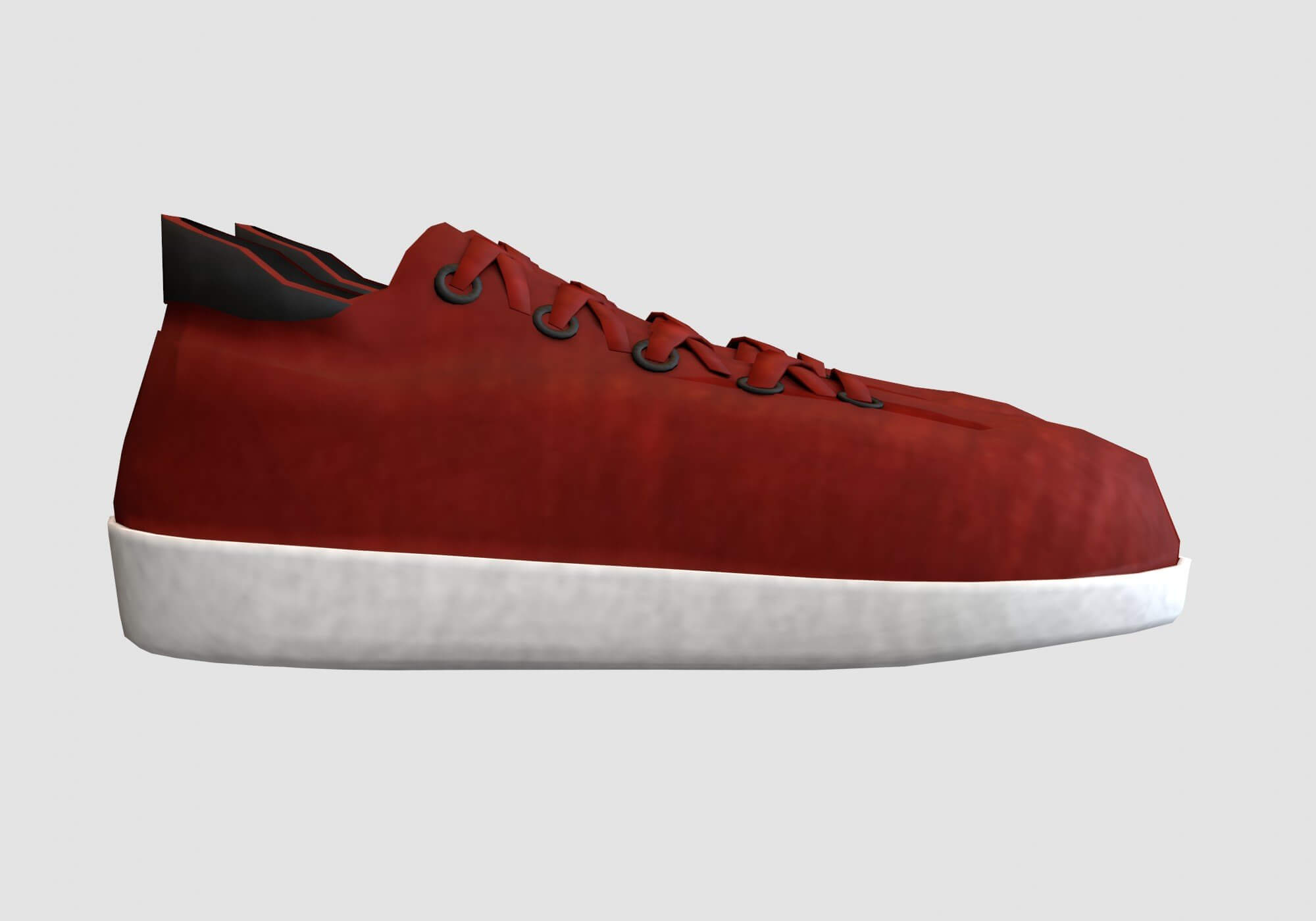 Red Basic Shoes - 3D Model by nickianimations