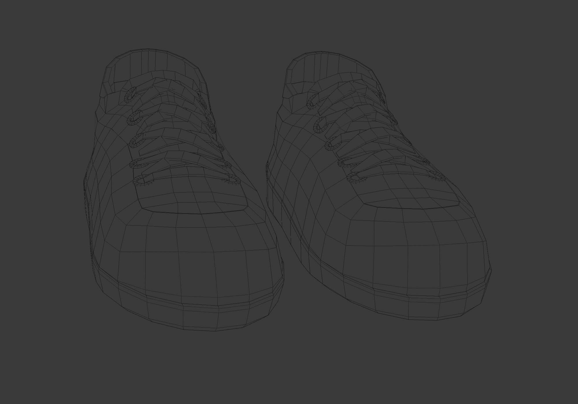 Red Basic Shoes - 3D Model by nickianimations