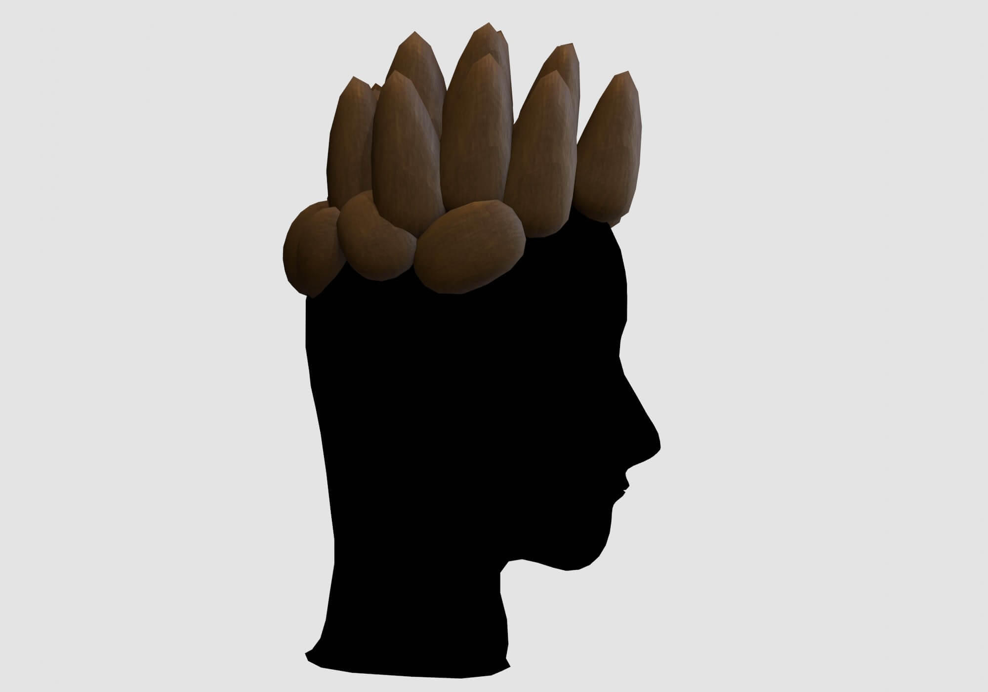 Sharp Cartoon Hairstyle - 3D Model by nickianimations