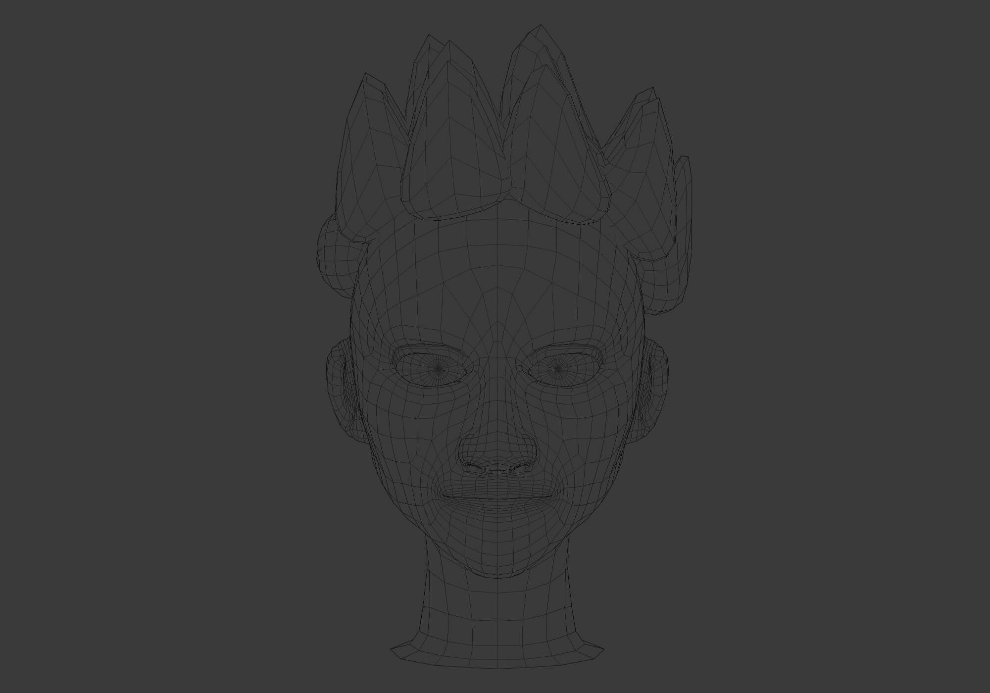 Sharp Cartoon Hairstyle - 3D Model by nickianimations