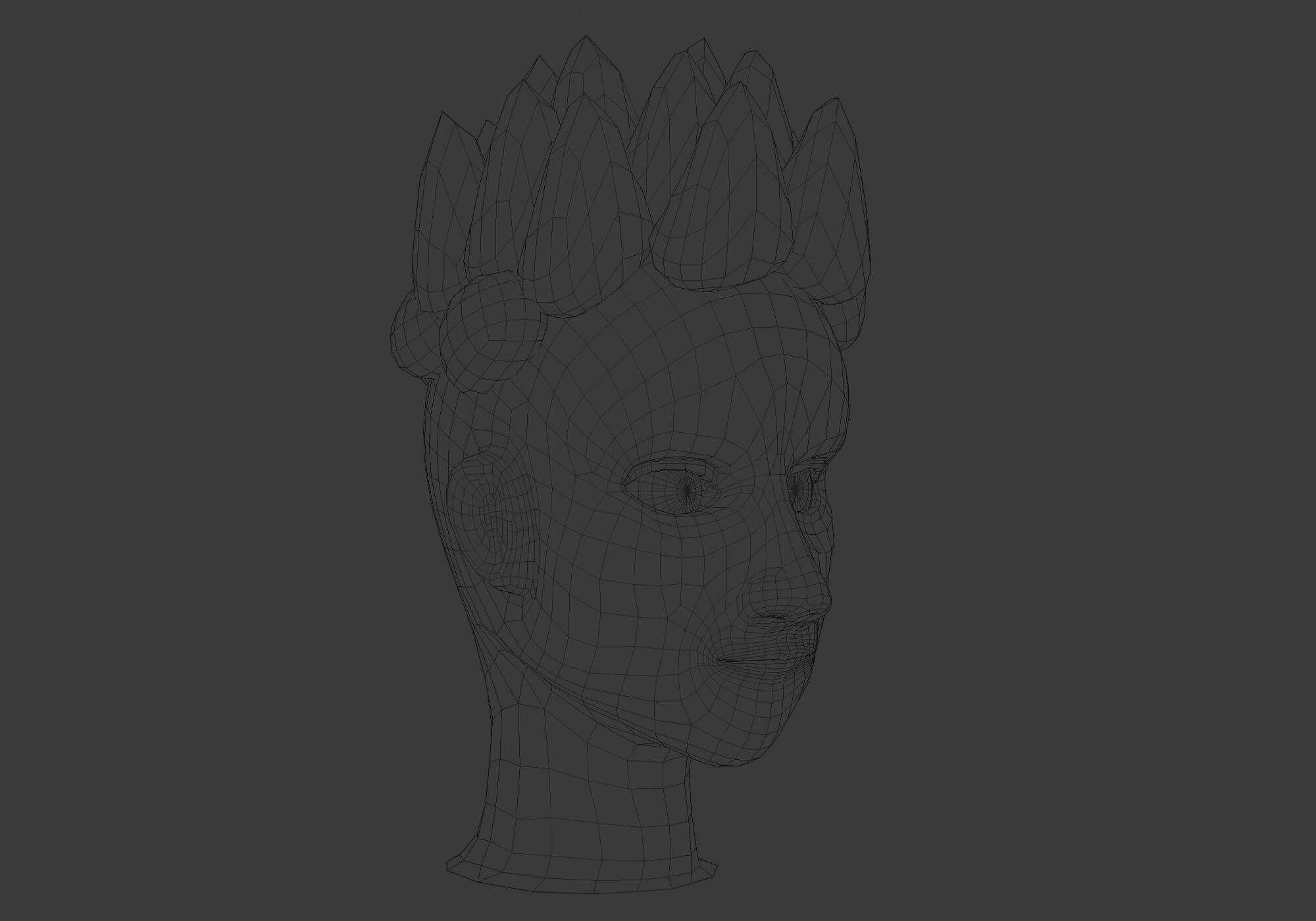 Sharp Cartoon Hairstyle - 3D Model by nickianimations