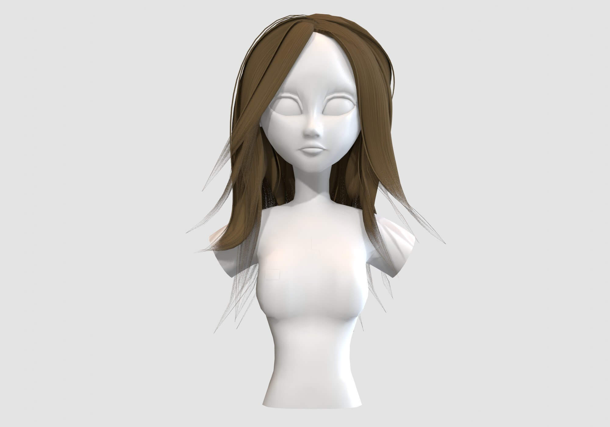 Sharp Cartoon Hairstyle - 3D Model by nickianimations