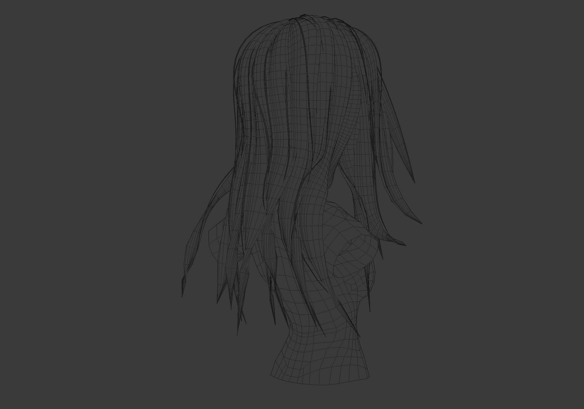 Sharp Cartoon Hairstyle - 3D Model by nickianimations