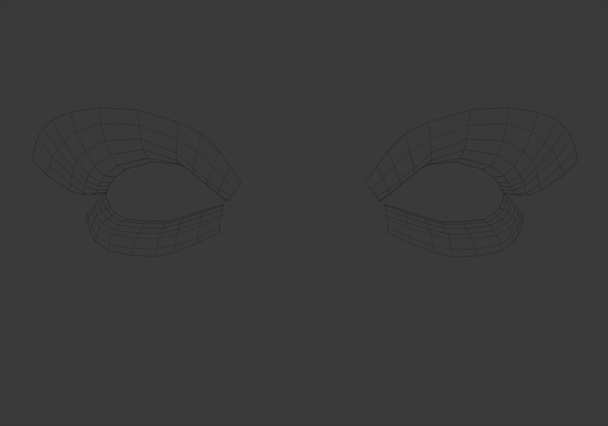 Sharp Long Eyelashes v294 - 3D Model by nickianimations