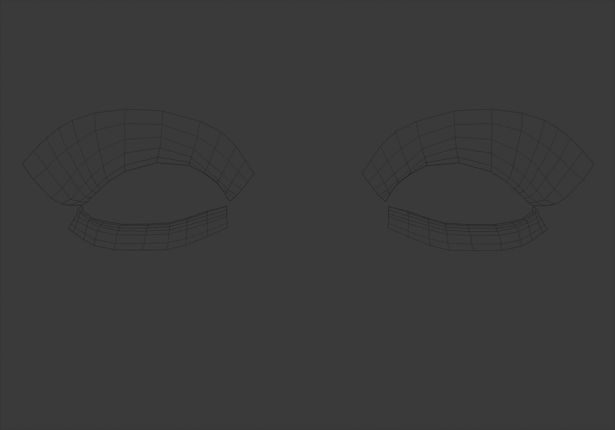 Sharp Long Eyelashes v294 - 3D Model by nickianimations