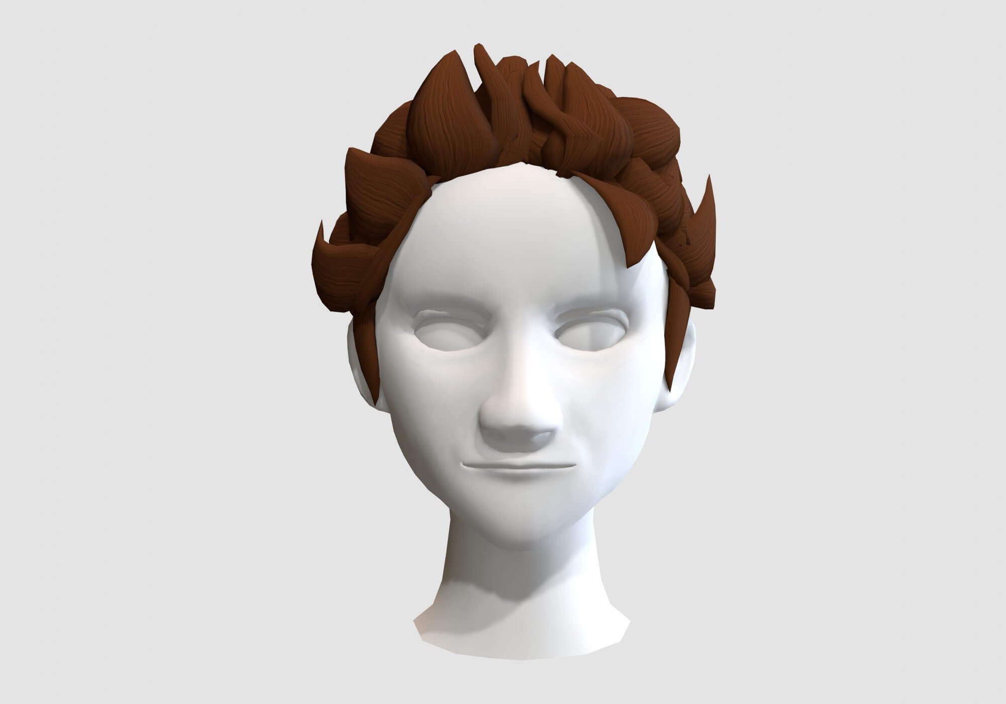 Sharp Male Hairstyle - 3D Model by nickianimations