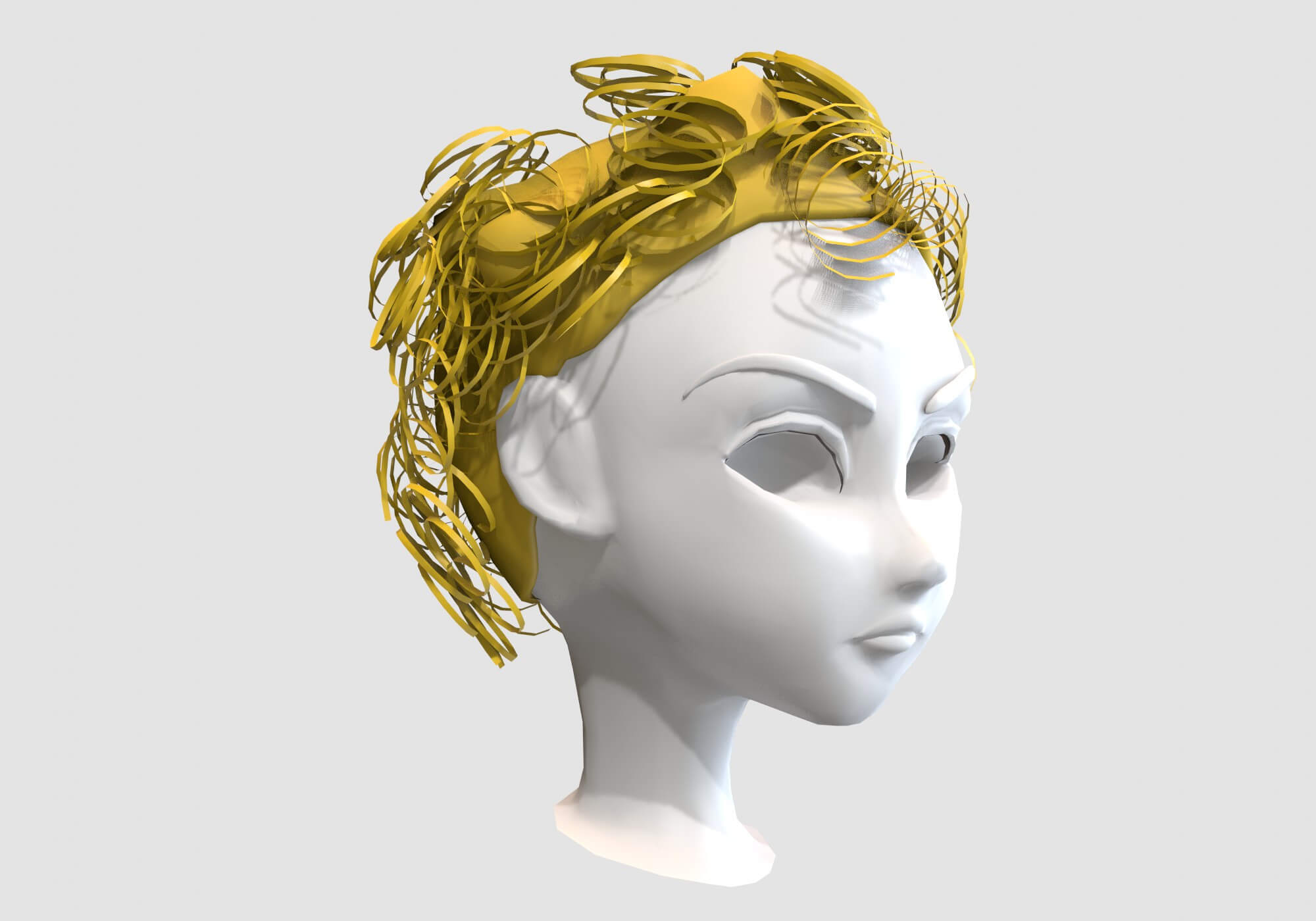 Short Clown Hairstyle - 3D Model by nickianimations