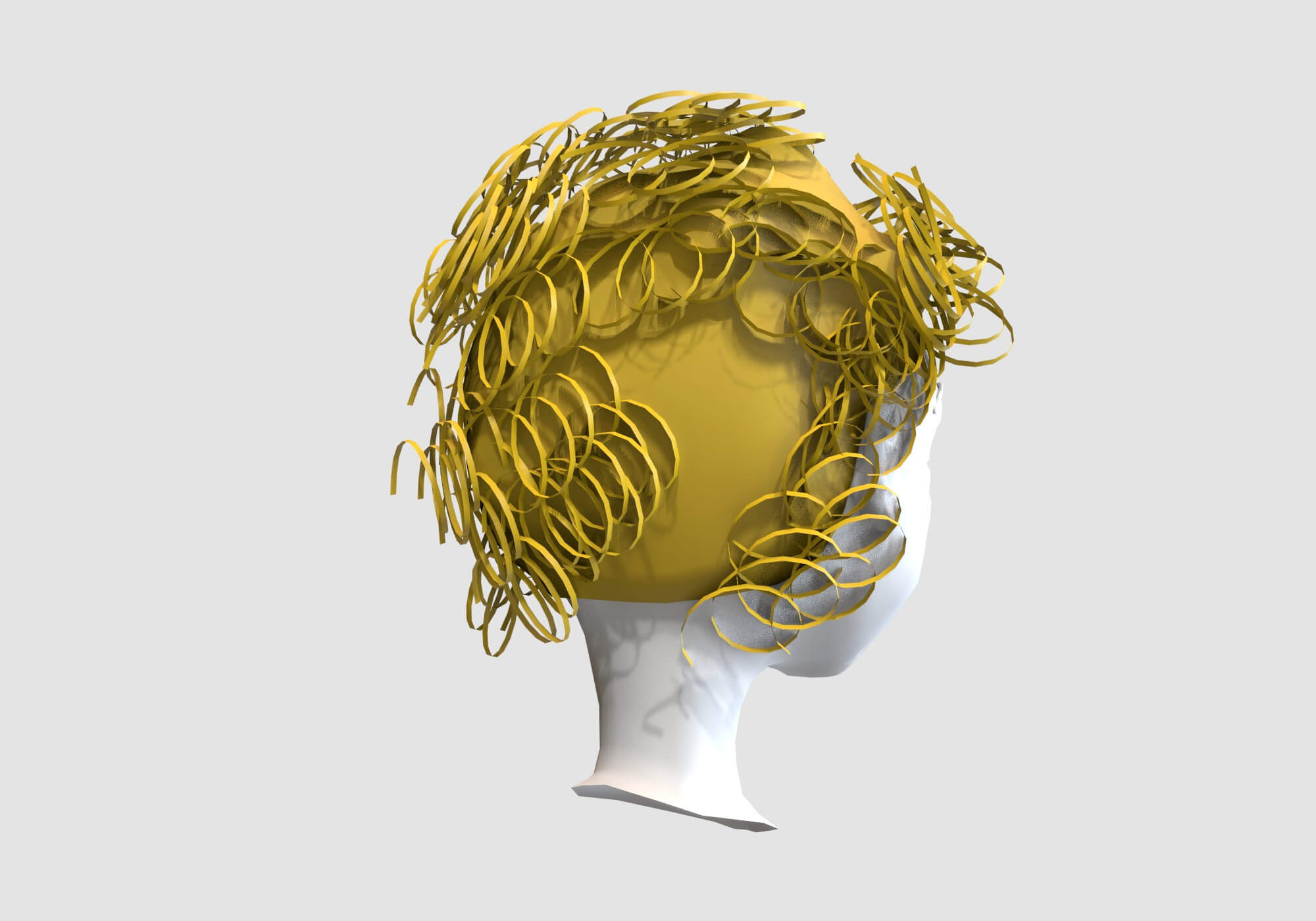 Short Clown Hairstyle - 3D Model by nickianimations