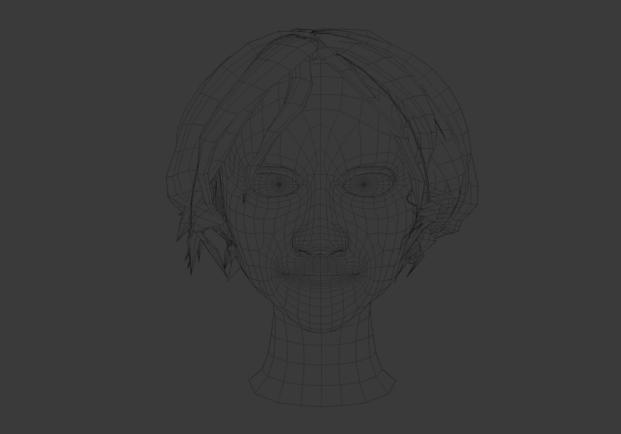Short Messy Hairstyle - 3D Model by nickianimations