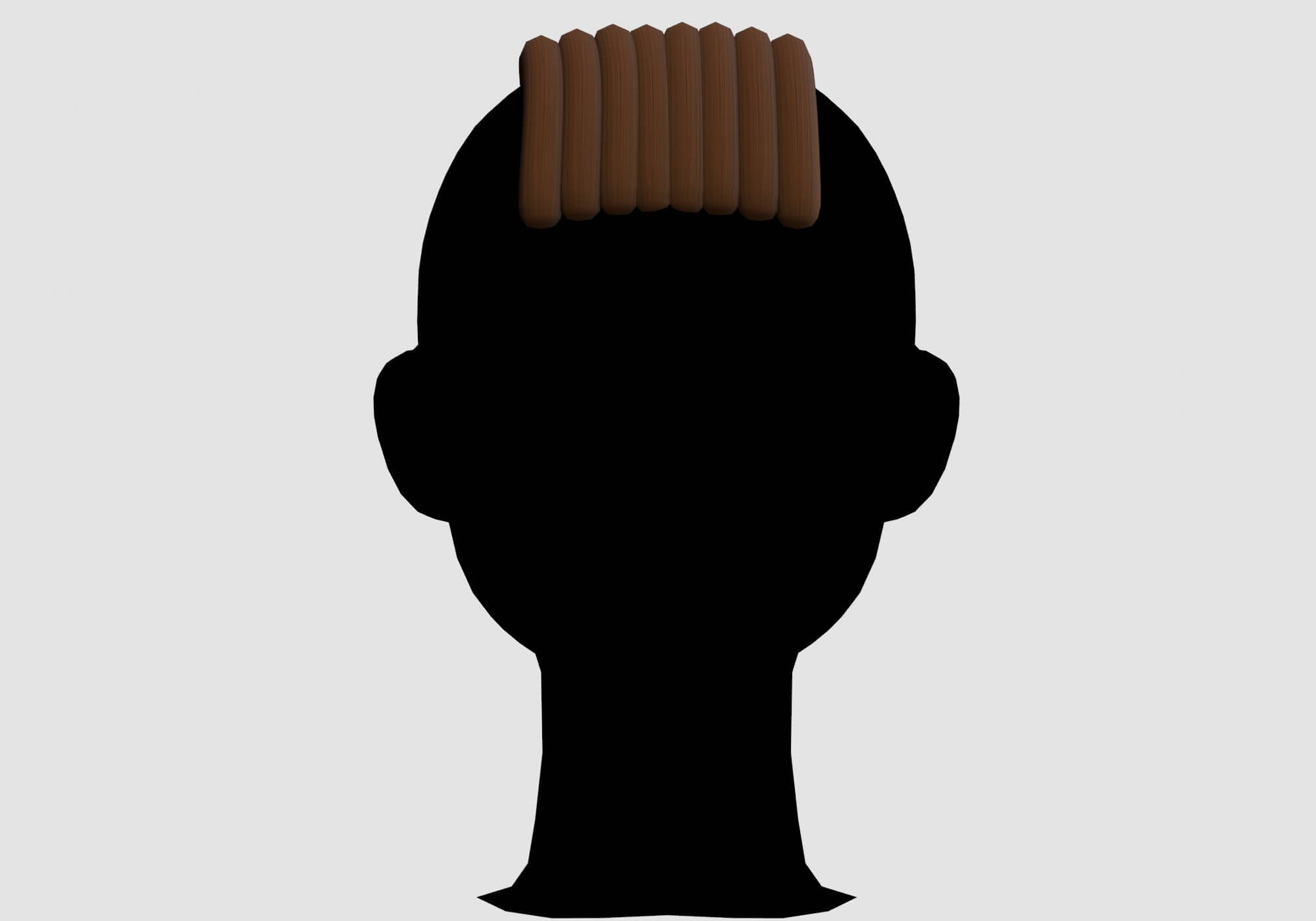 Simple Cartoon Hairstyle - 3D Model by nickianimations