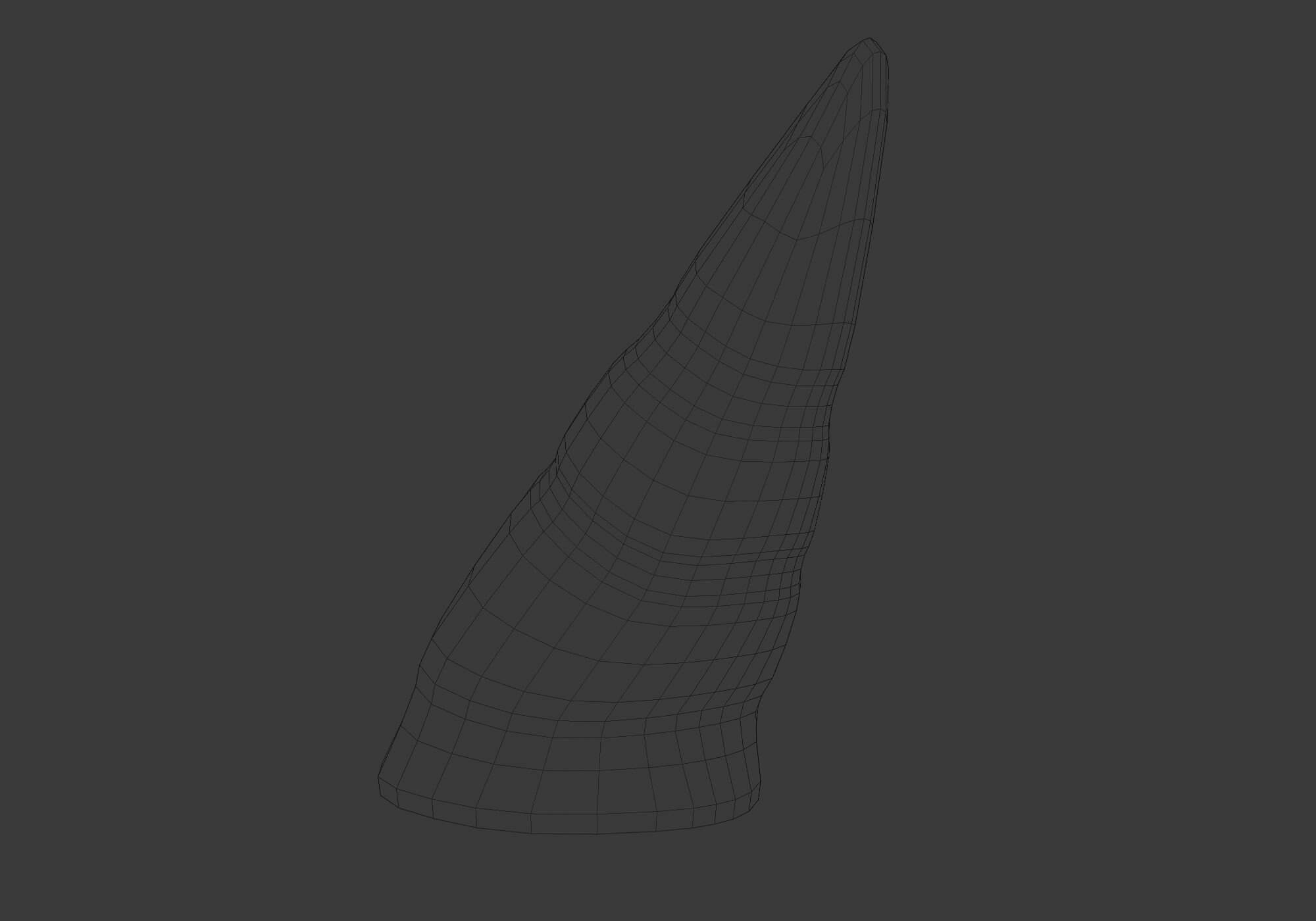 Simple Sharp Horn - 3D Model by nickianimations