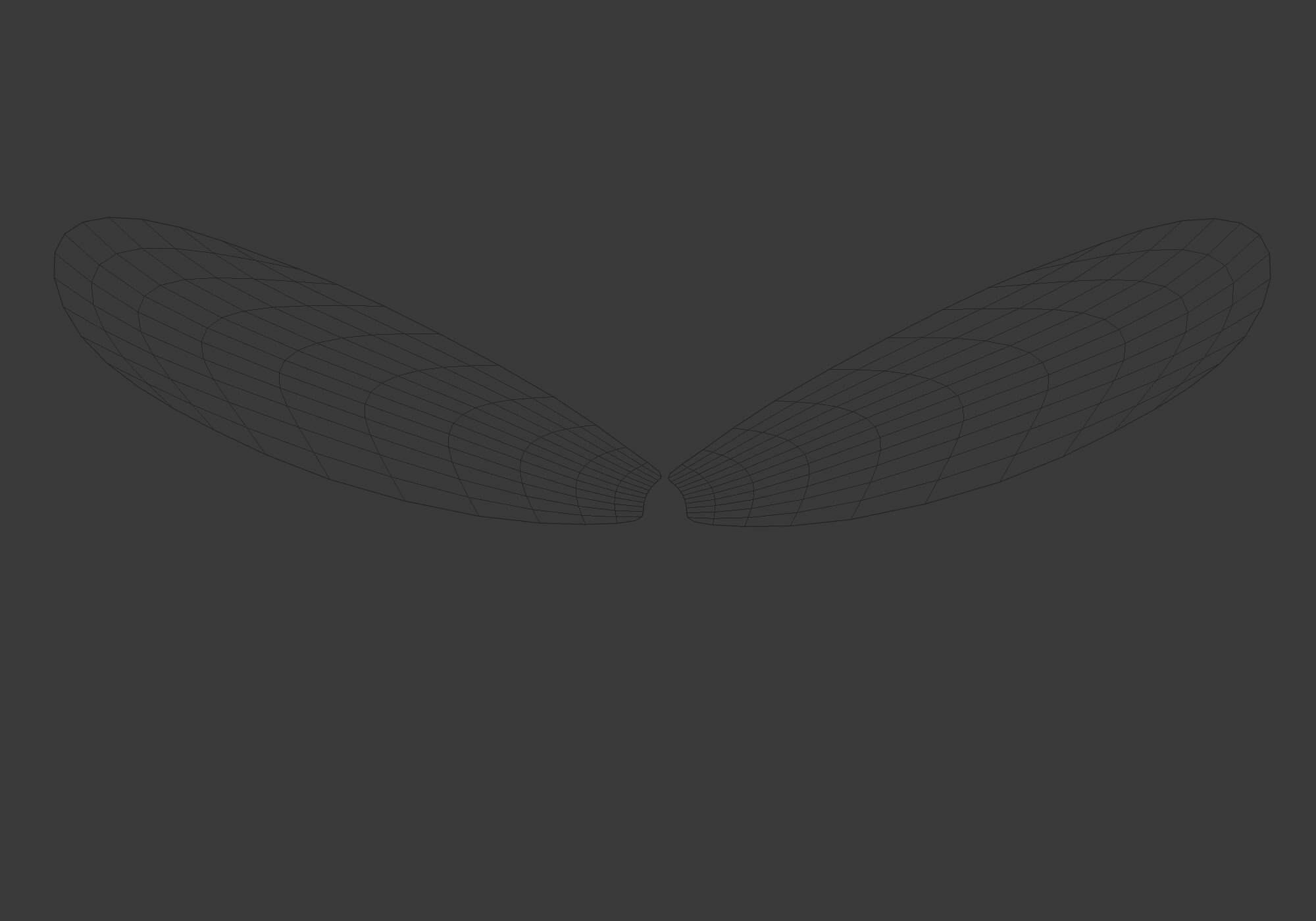 Simple Transparent Wings - 3D Model by nickianimations