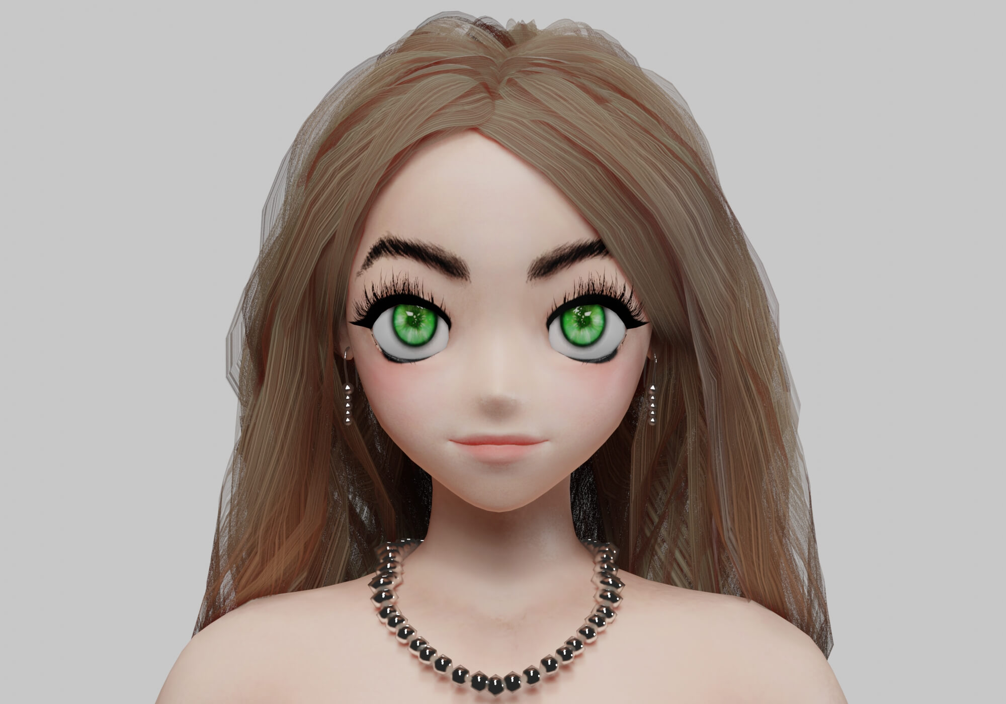 Standard Basic Girl V39143 - 3D Model by nickianimations