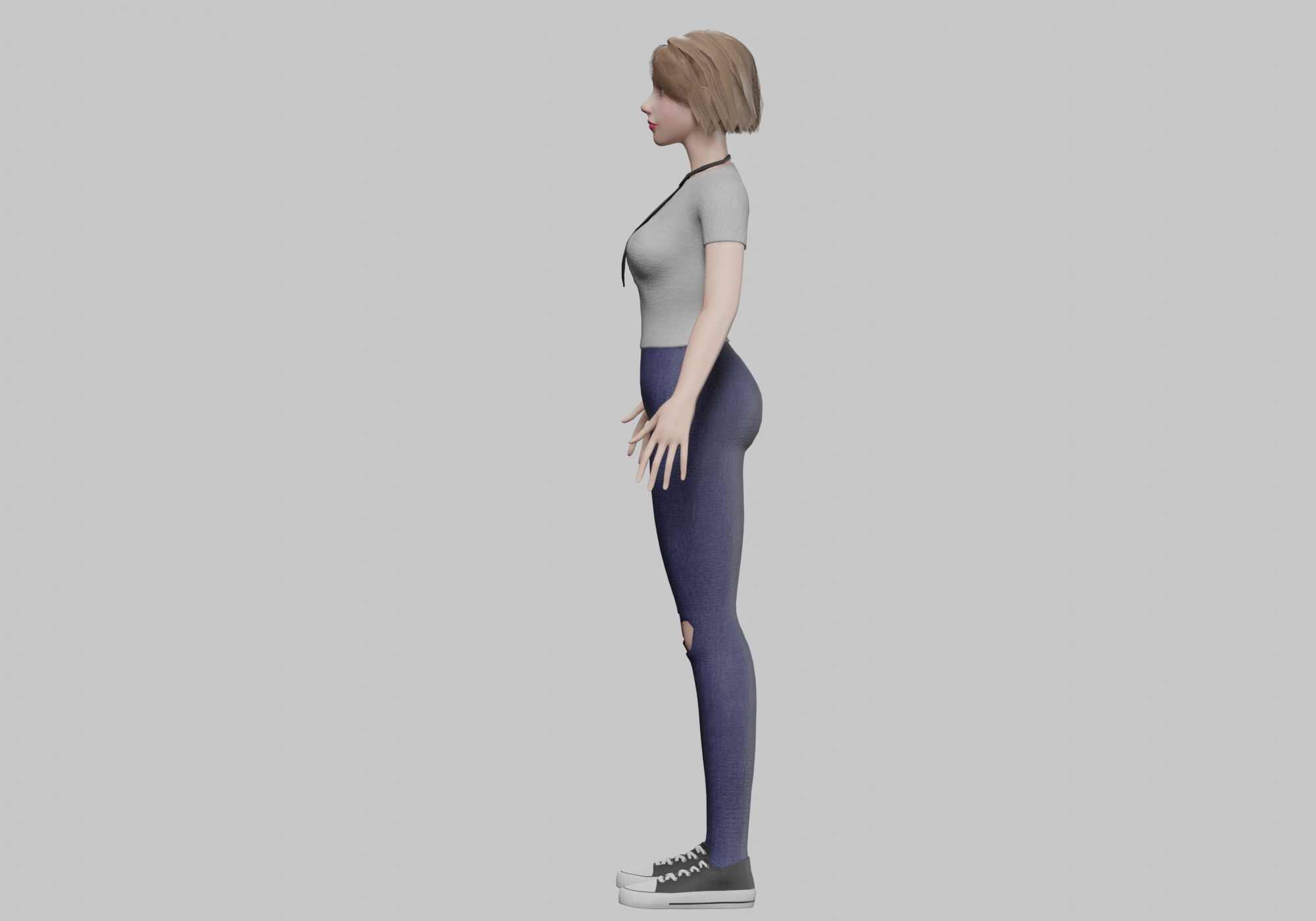 Standard Basic Woman V31436 - 3D Model by nickianimations
