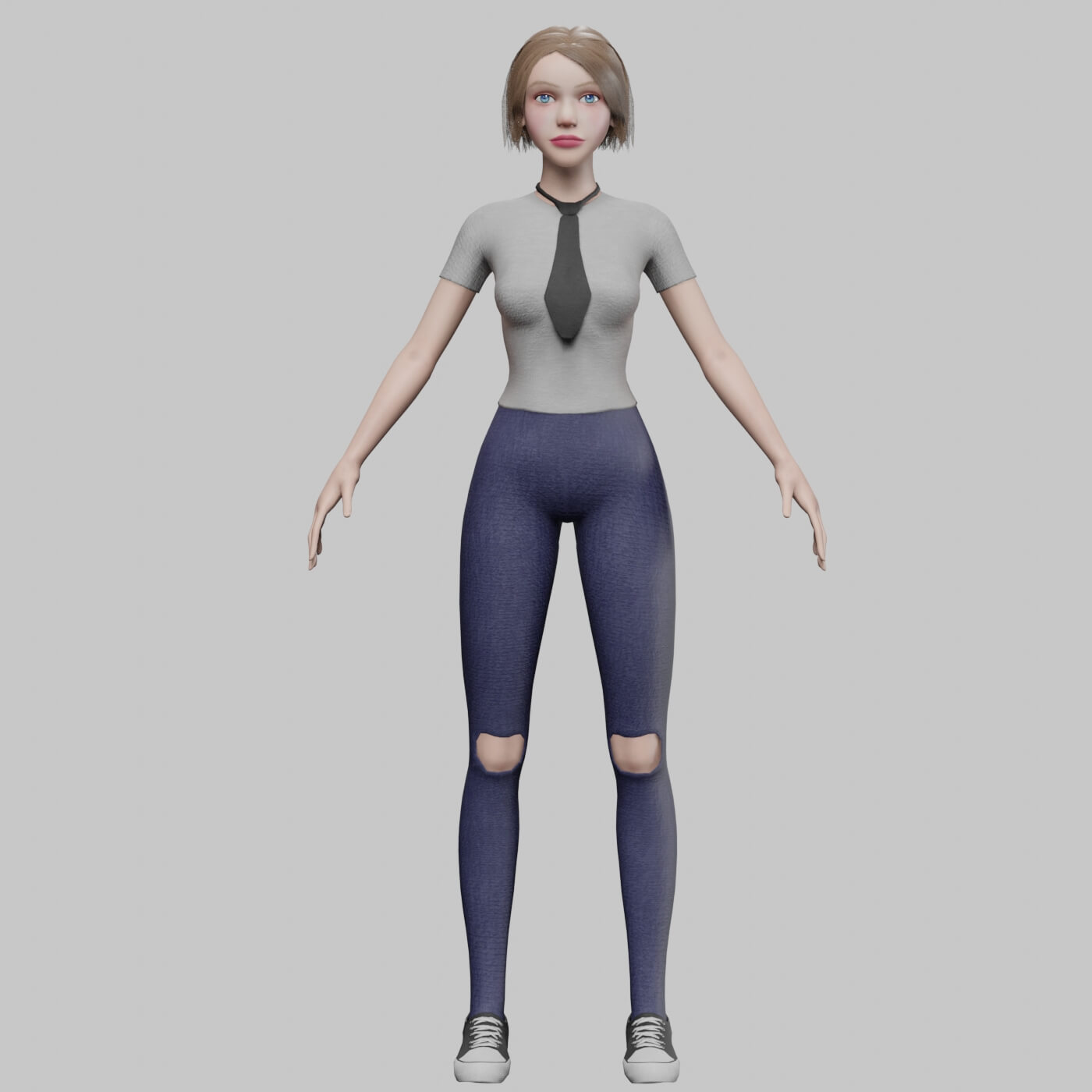 Standard Basic Woman V31436 - 3D Model by nickianimations