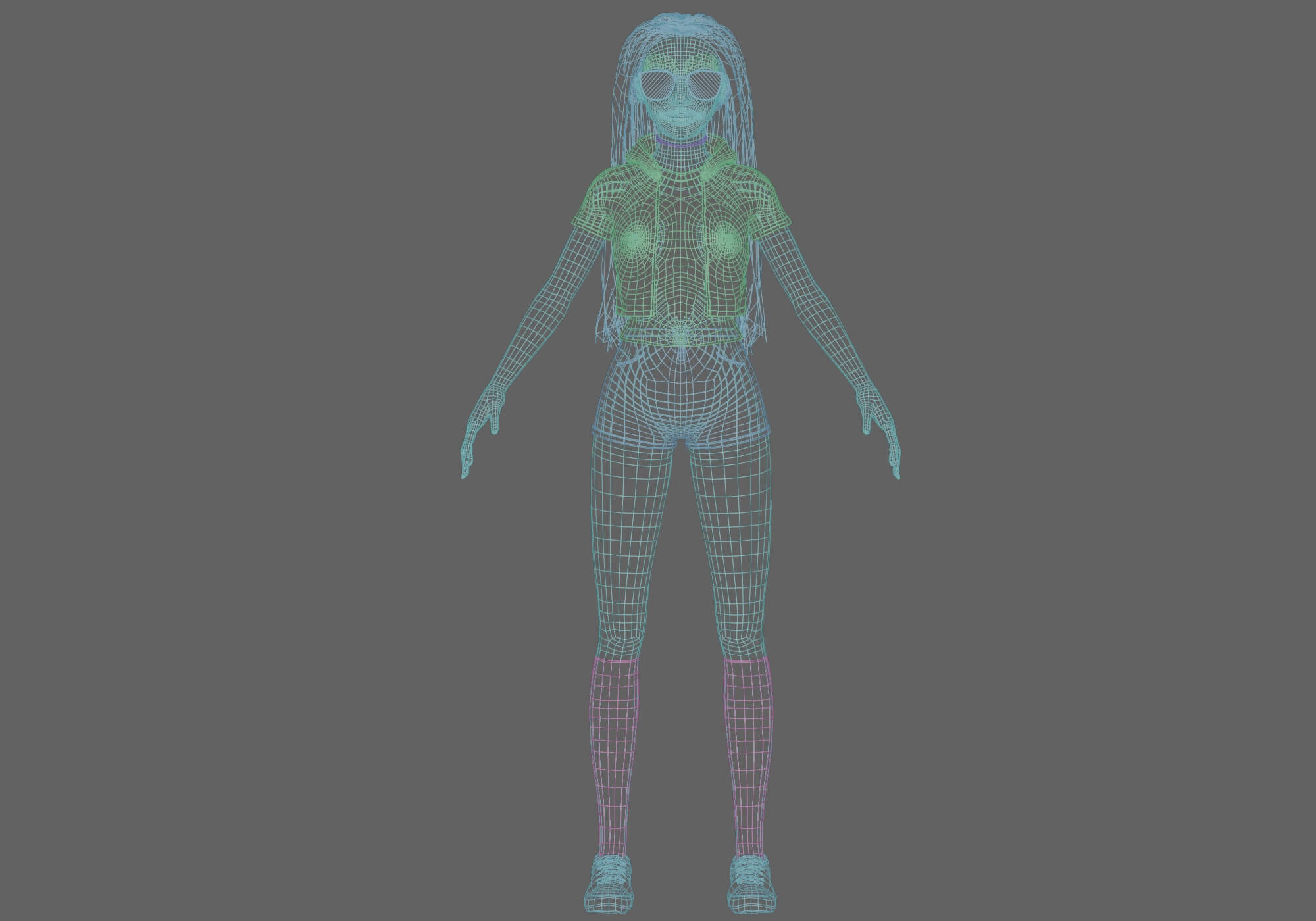 Standard Basic Woman V37791 - 3D Model by nickianimations