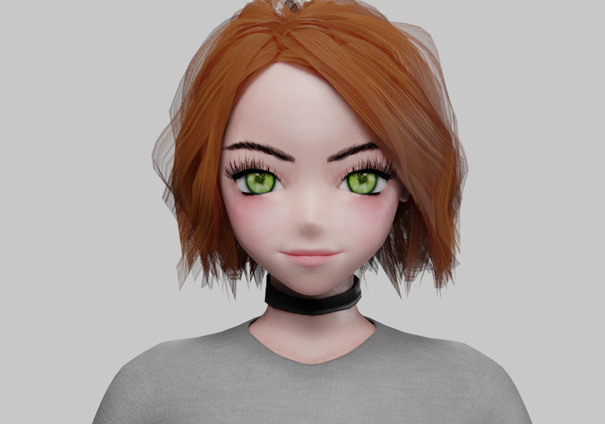 Standard Cute Girl V30482 - 3D Model by nickianimations