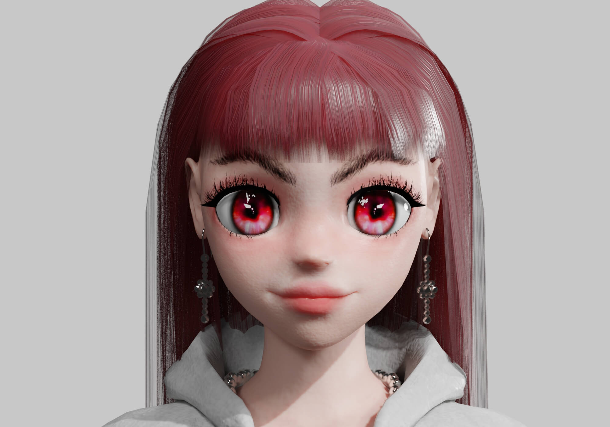 Standard Cute Girl V35860 - 3D Model by nickianimations