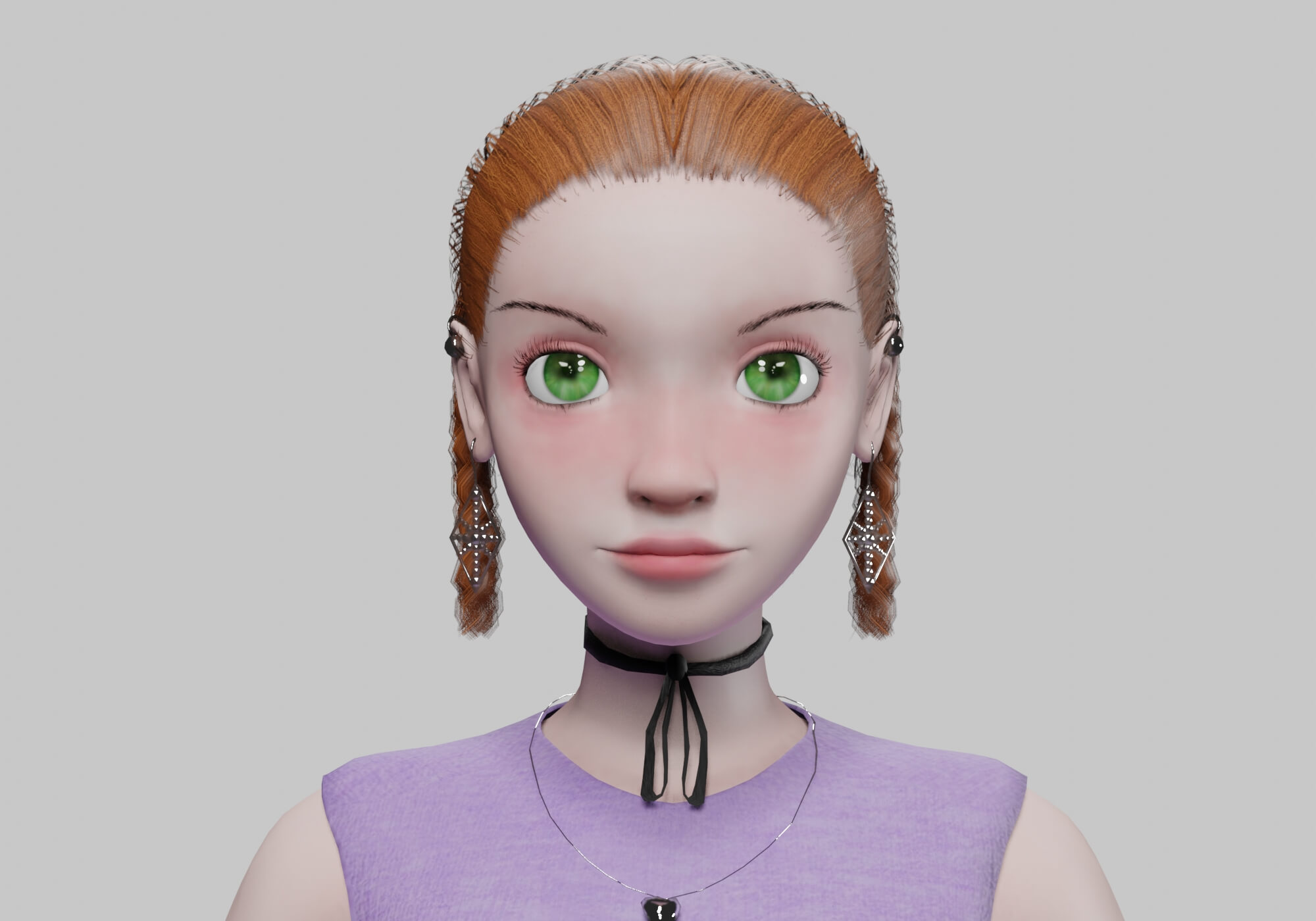 Standard Pretty Girl V26894 - 3D Model by nickianimations