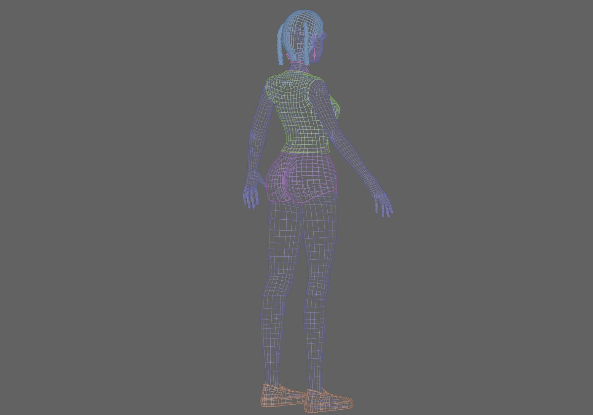 Standard Pretty Girl V26894 - 3D Model by nickianimations