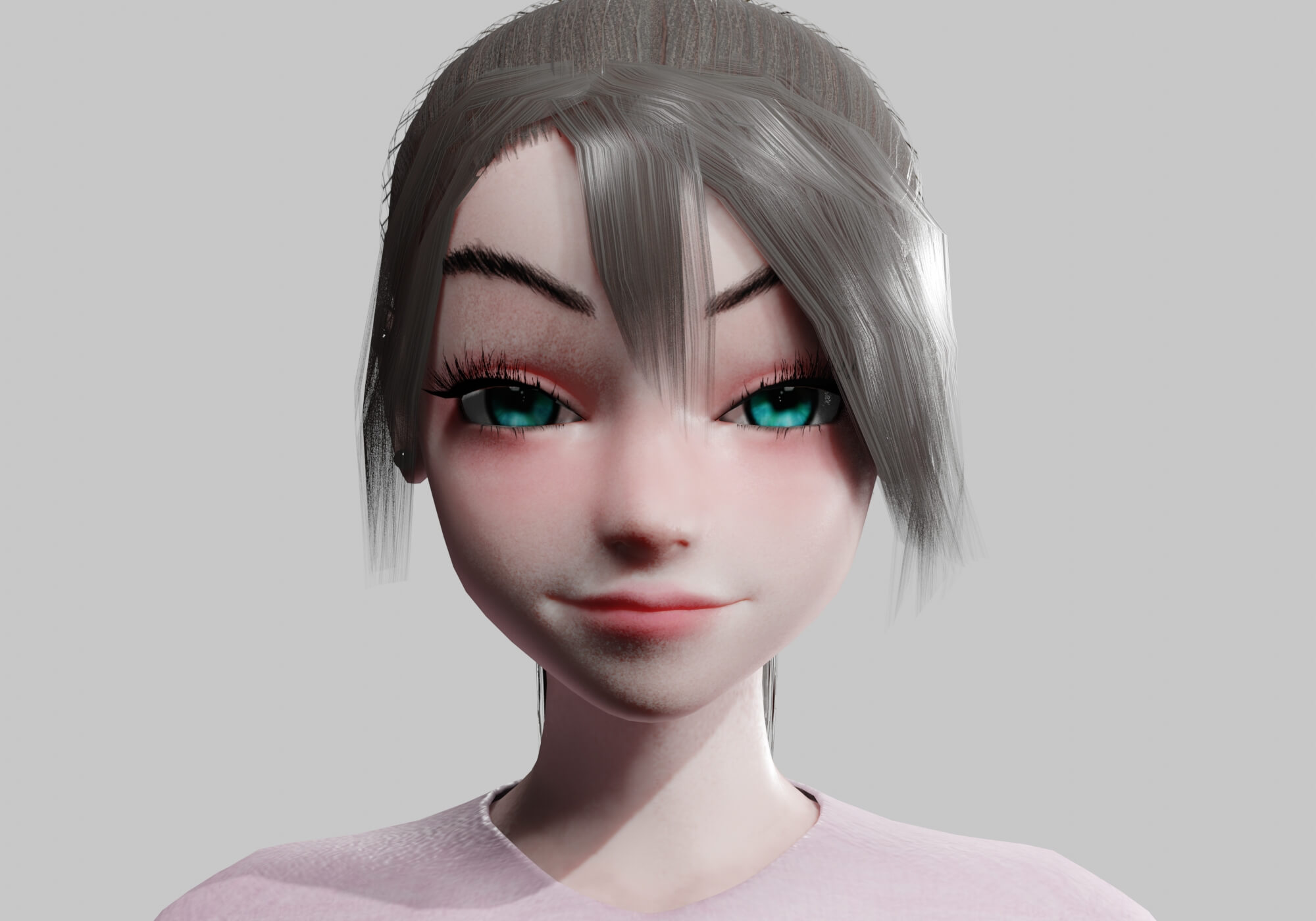 Standard Pretty Woman V19877 - 3D Model by nickianimations