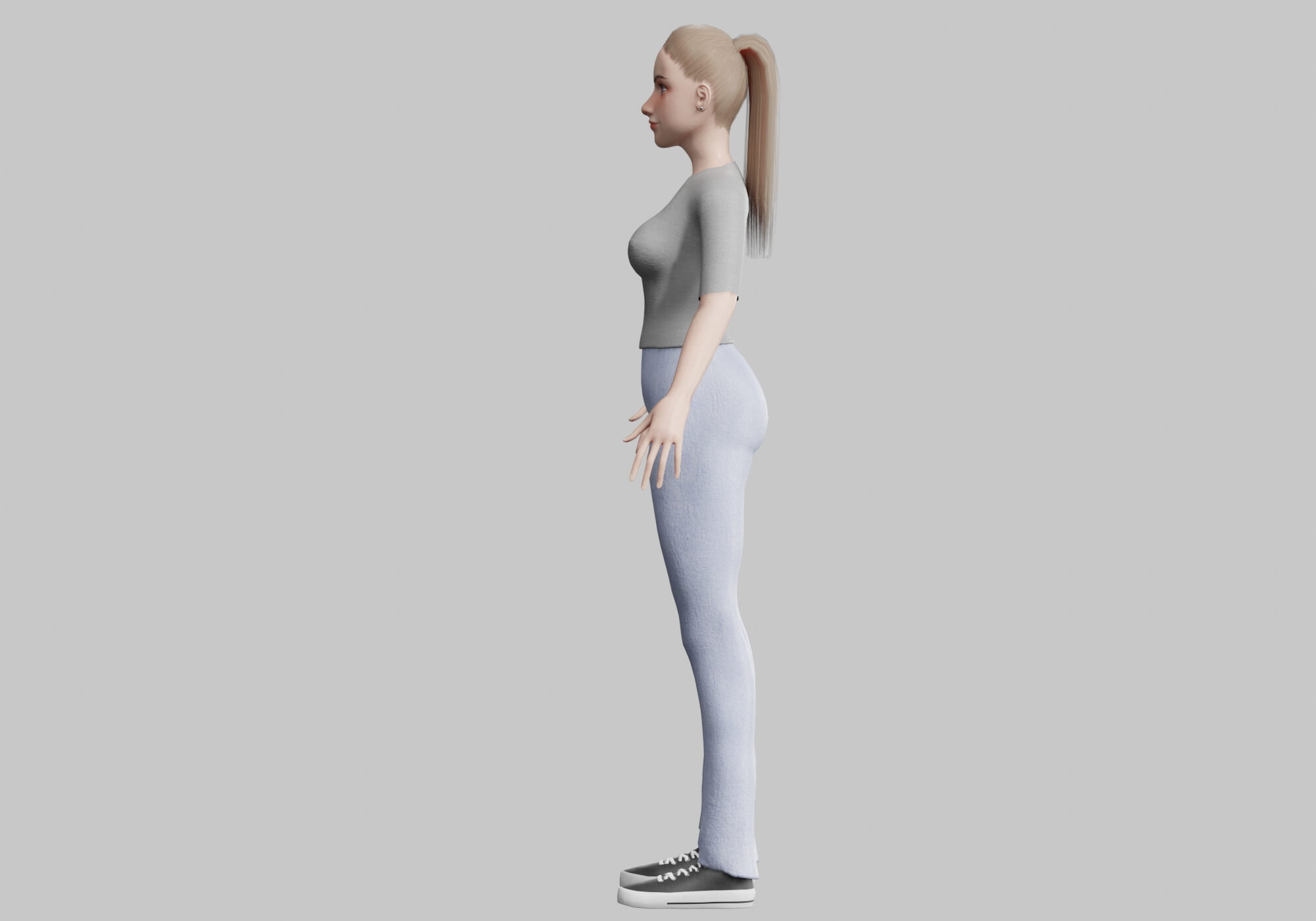 Standard Pretty Woman V21862 - 3D Model by nickianimations