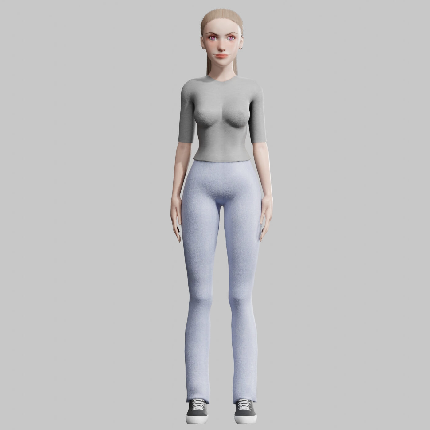 Standard Pretty Woman V21862 - 3D Model by nickianimations