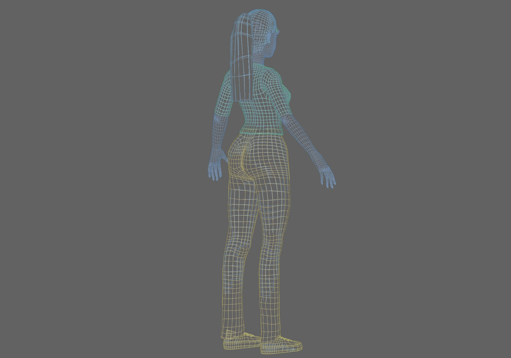 Standard Pretty Woman V21862 - 3D Model by nickianimations