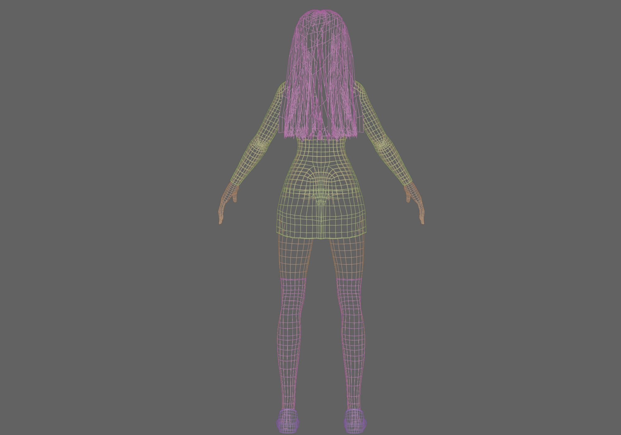 Standard Pretty Woman V25179 - 3D Model by nickianimations