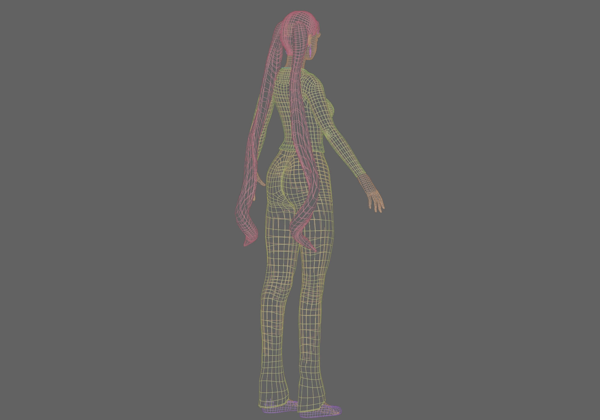 Standard Pretty Woman V25783 - 3D Model by nickianimations