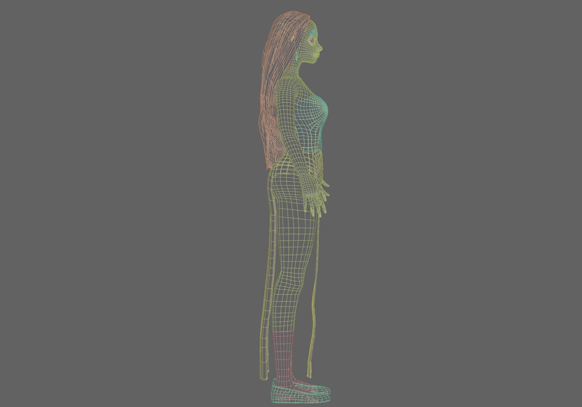 Standard Pretty Woman V32988 - 3D Model by nickianimations